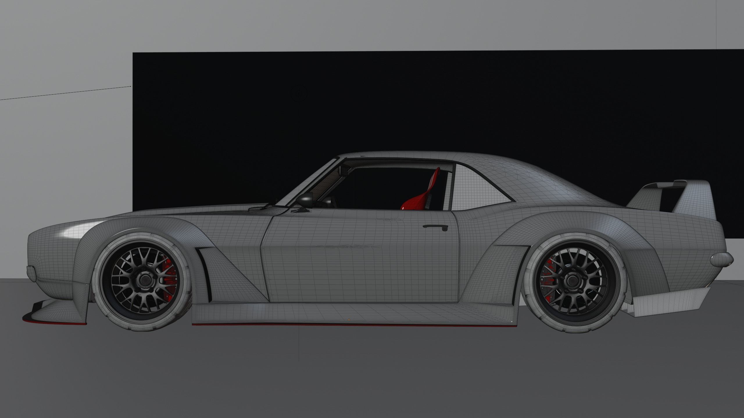Chevrolet Camaro Z28 1968 Modified 3D model | CGTrader