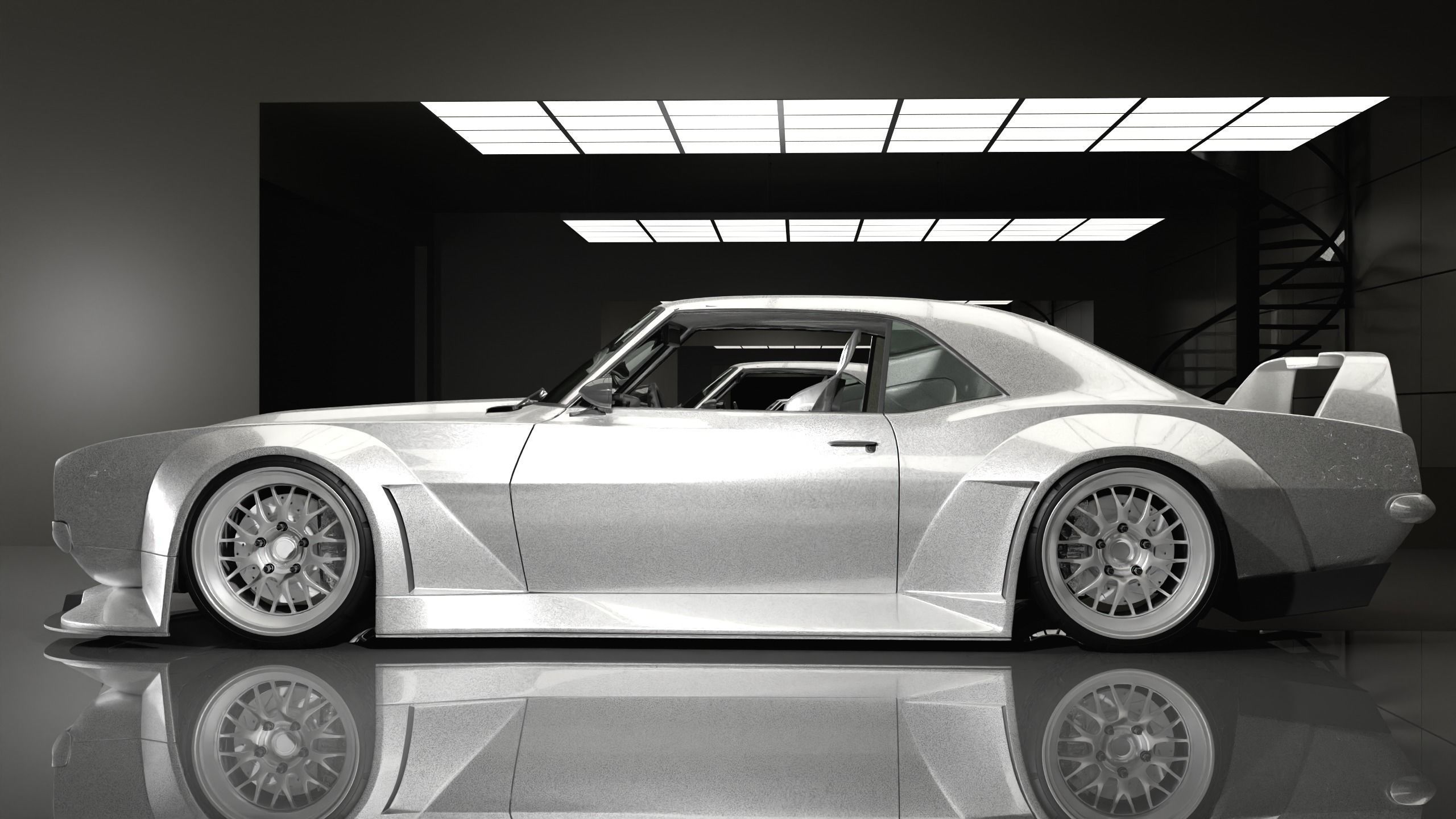 Chevrolet Camaro Z28 1968 Modified 3D model | CGTrader