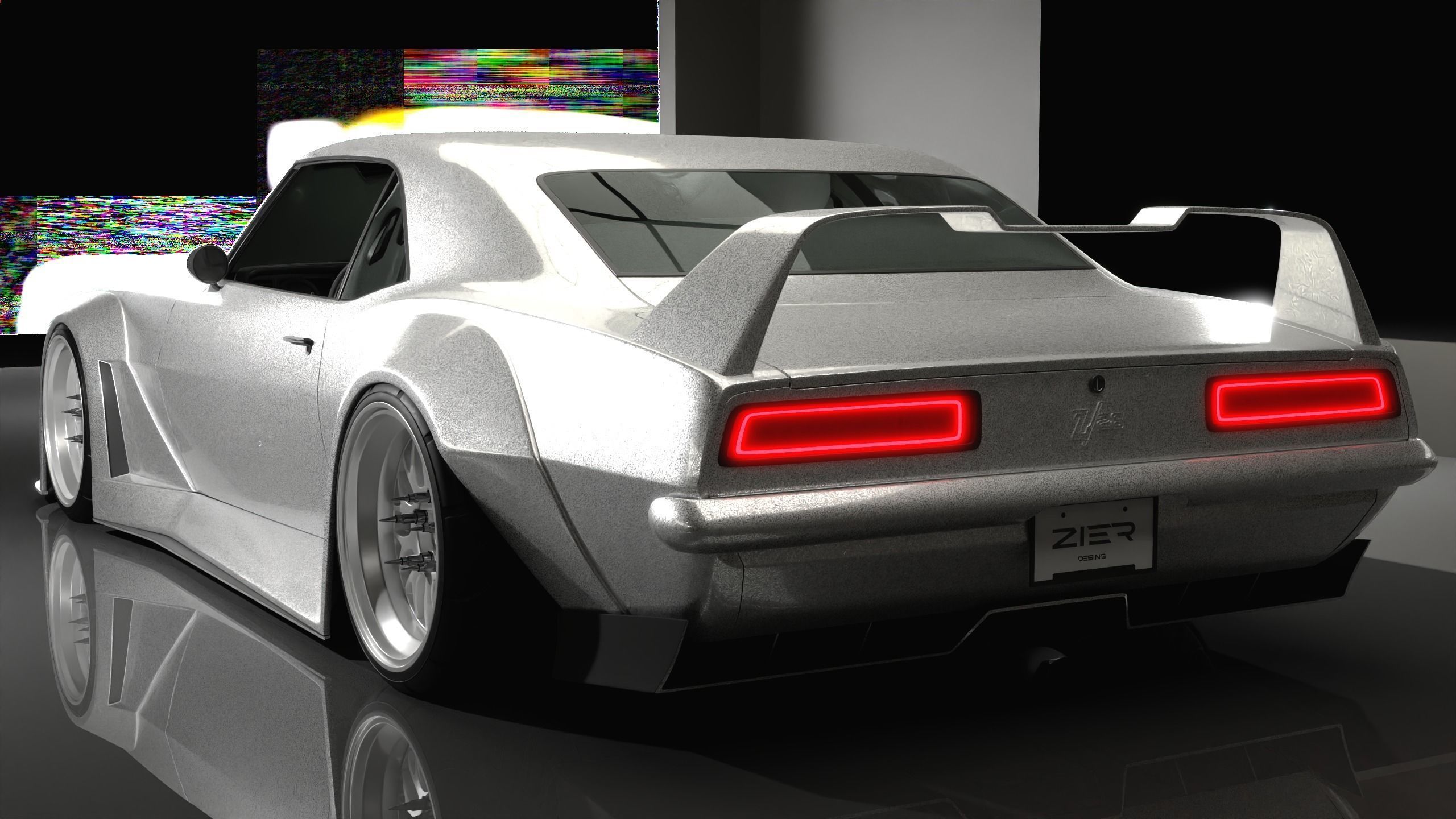 Chevrolet Camaro Z28 1968 Modified 3D model | CGTrader