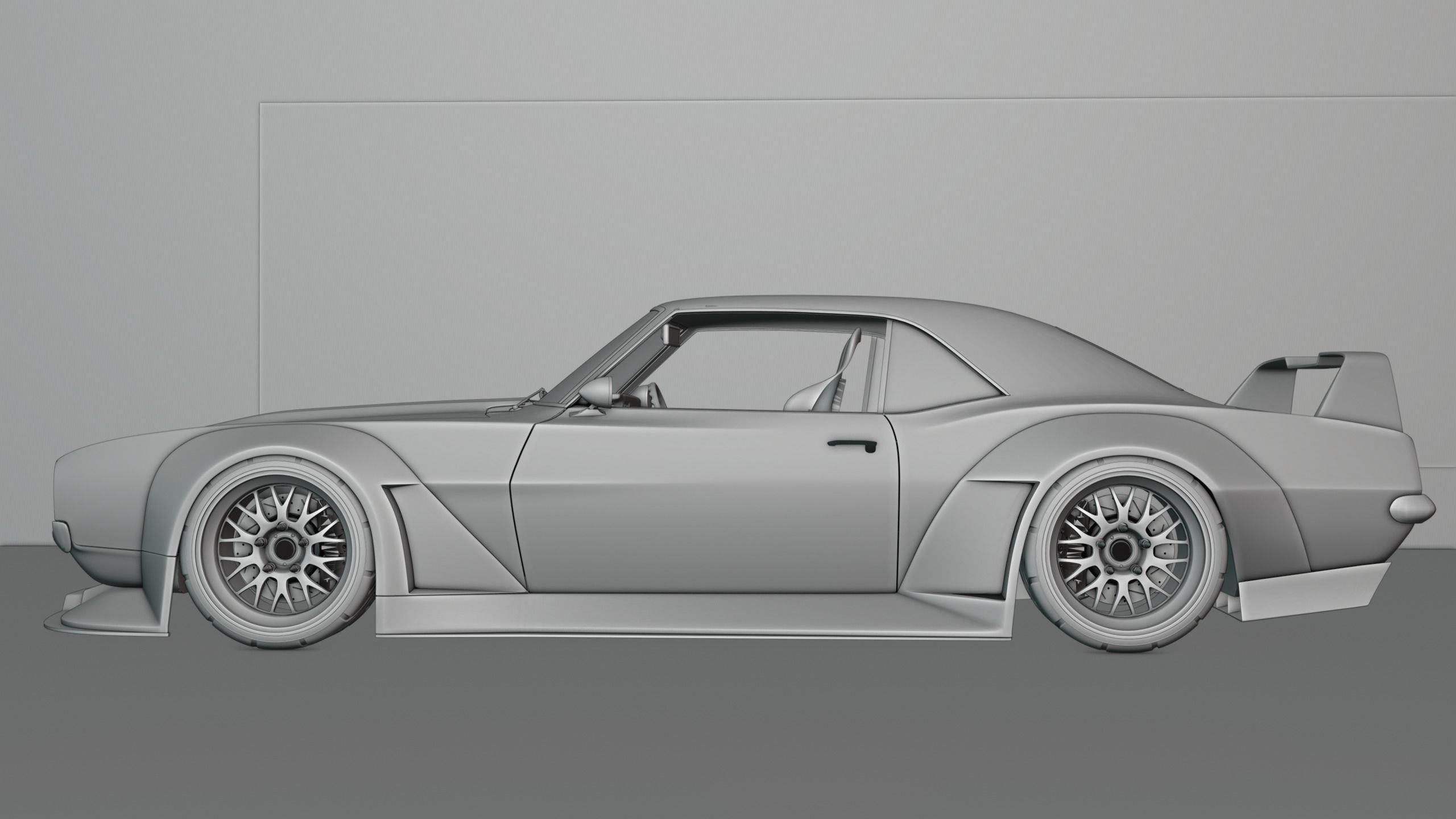 Chevrolet Camaro Z28 1968 Modified 3D model | CGTrader