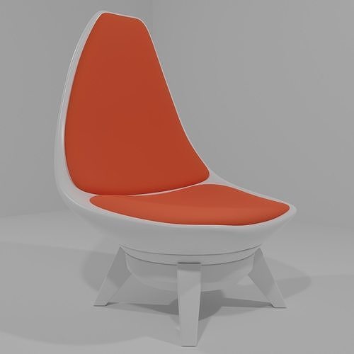 Retro Lounge Chair 3D model | CGTrader