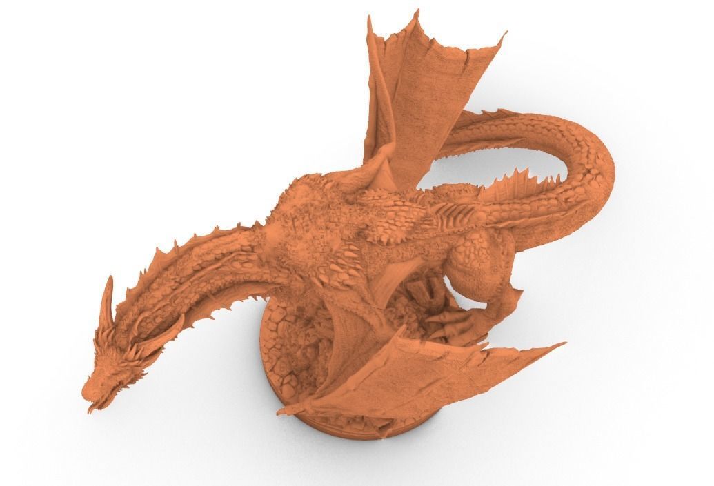 Hungarian Dragon - 3D Model File STL 3D print model 3D model 3D ...
