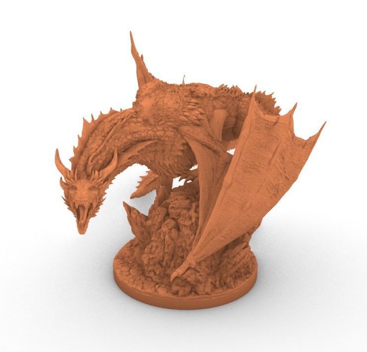 Hungarian Dragon - 3D Model File STL 3D print model 3D model 3D ...