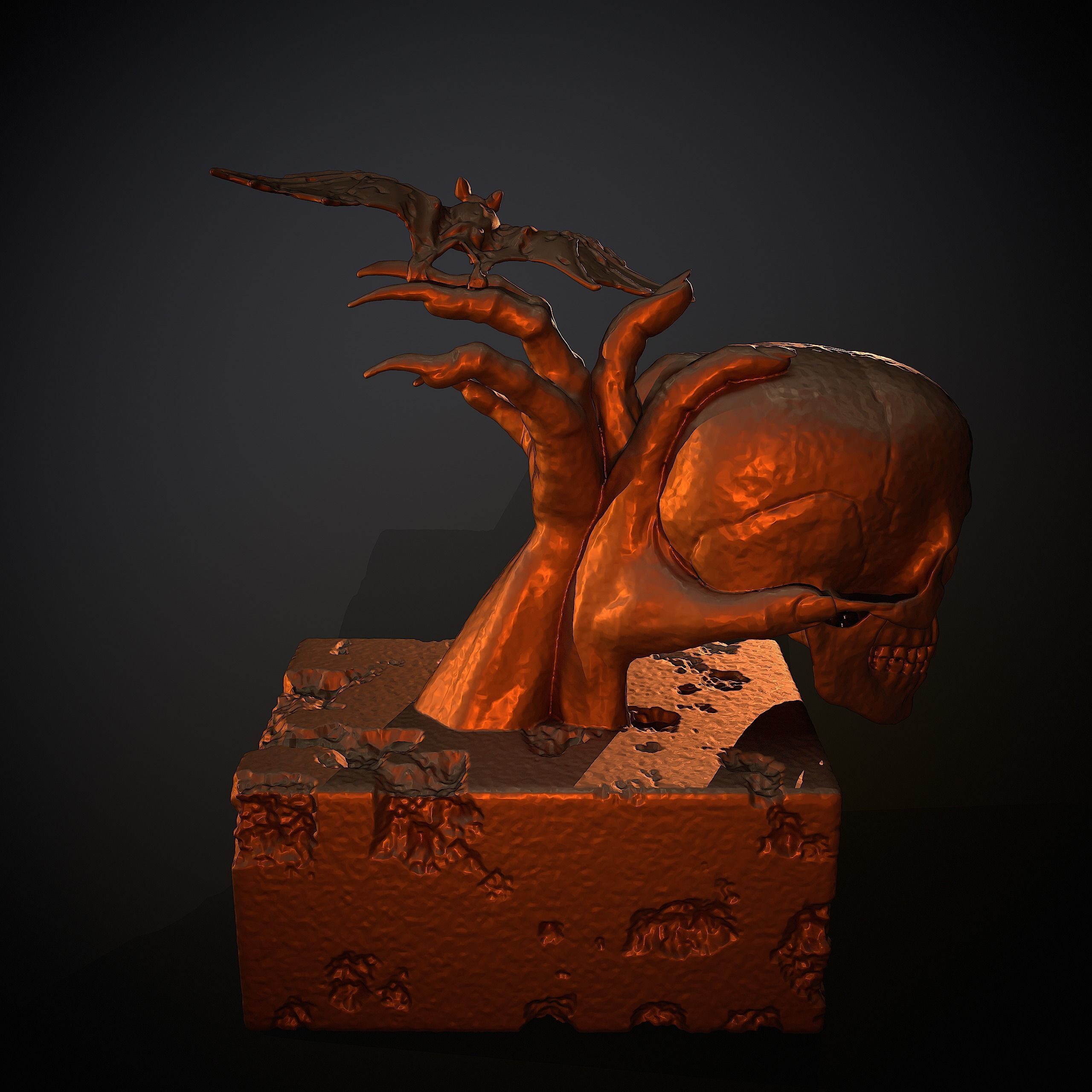 Scary Hand 3D Print Modelling 3D model 3D printable | CGTrader