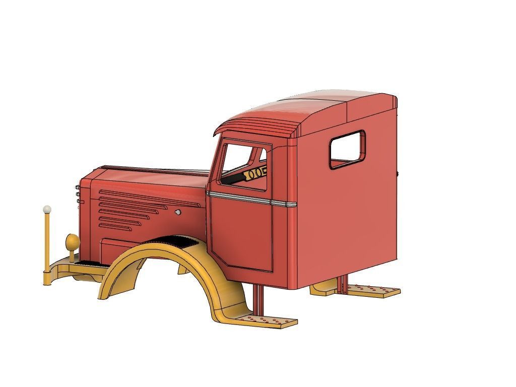 ORIGINAL BUESSING 8000 LKW TRUCK LASTWAGEN KAROSSERIE KABINE 3D model ...