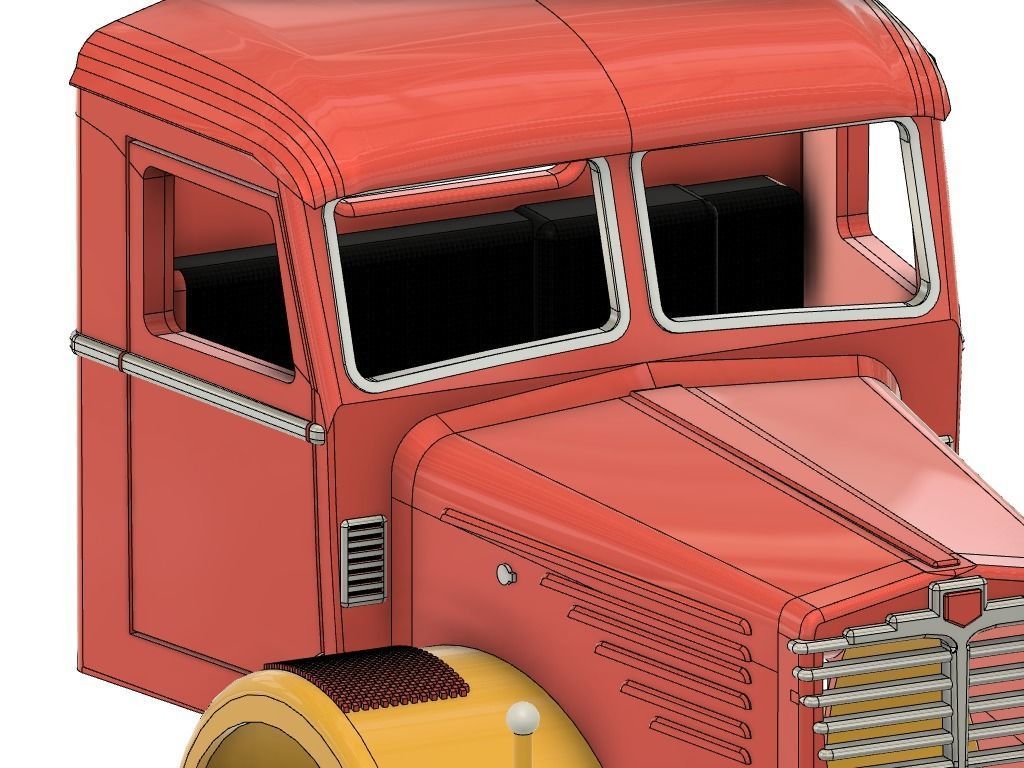 ORIGINAL BUESSING 8000 LKW TRUCK LASTWAGEN KAROSSERIE KABINE 3D model 3D printable | CGTrader