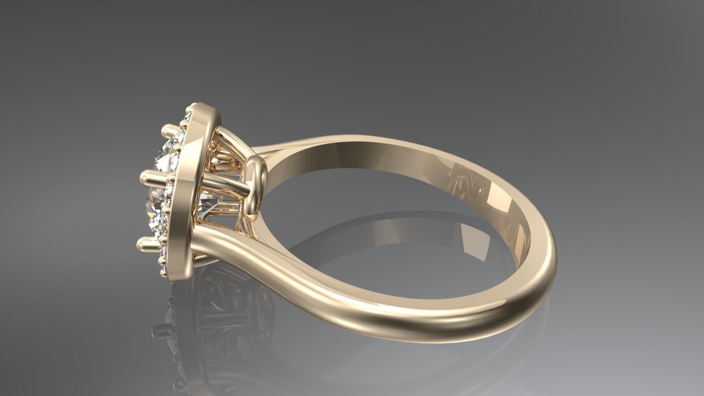 Simple Halo ring 3d model for 3d print 3D model 3D printable | CGTrader