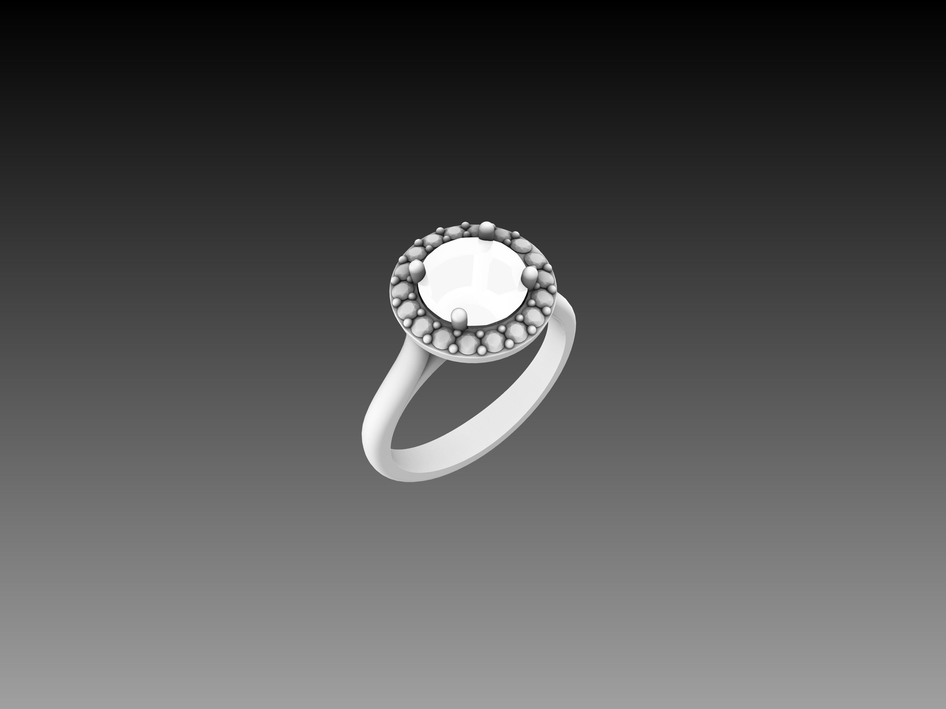 Simple Halo ring 3d model for 3d print 3D model 3D printable | CGTrader