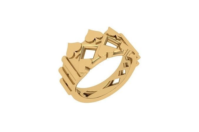 Wedding Ring 3D model 3D printable | CGTrader