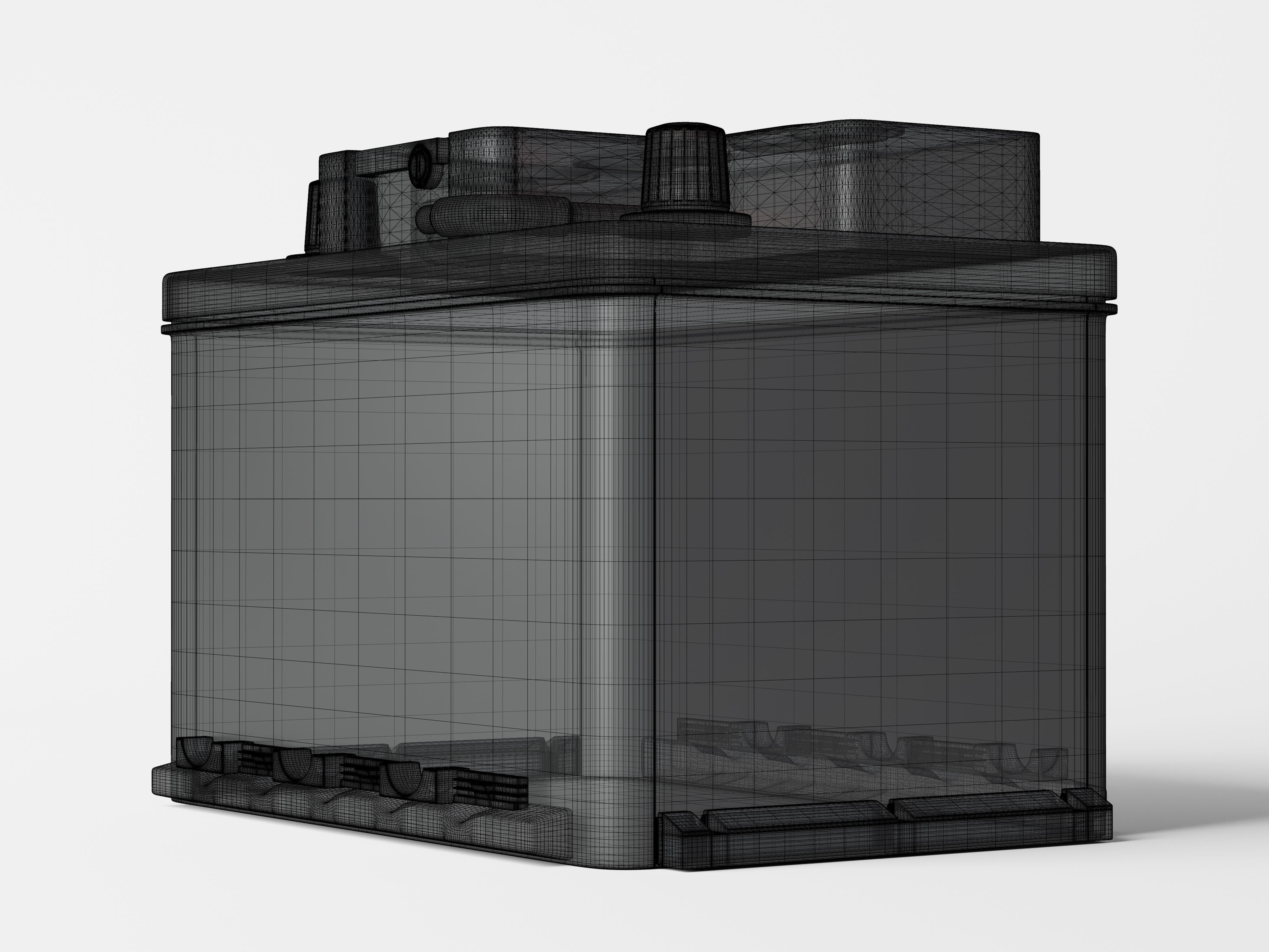 3D model Car Battery or Lead Acid Battery or Solar Battery VR / AR ...