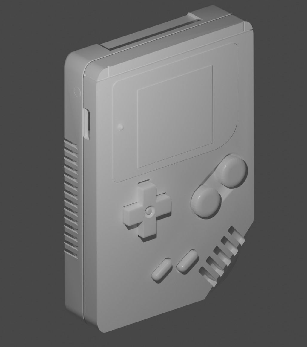 Original GameBoy 3D model | CGTrader