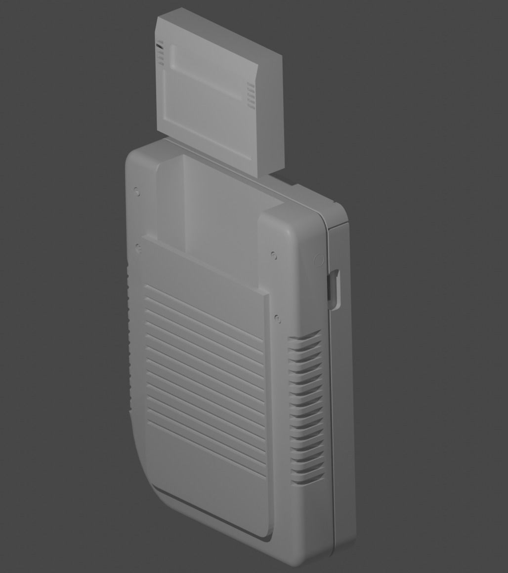 Original GameBoy 3D model | CGTrader