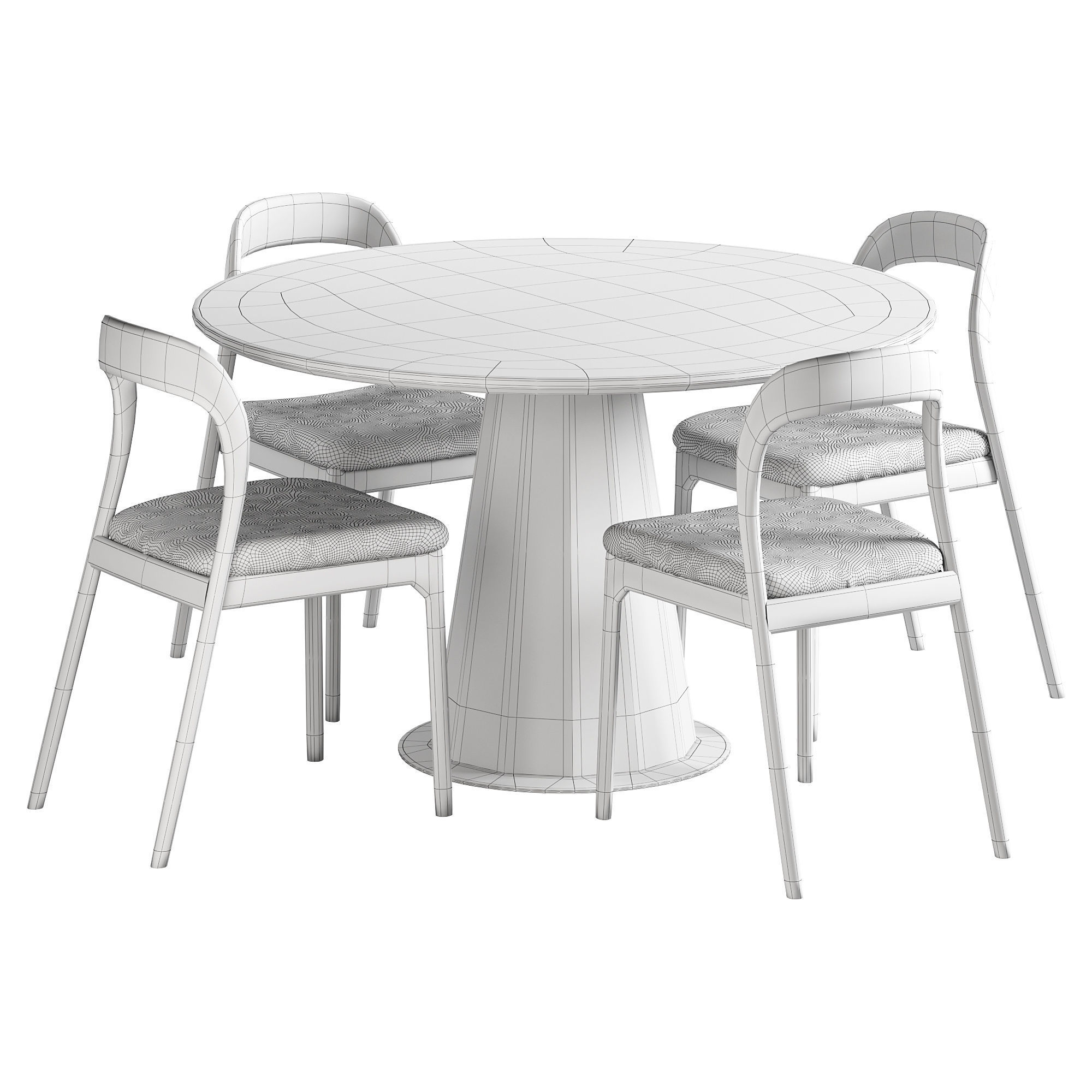 ARIA CHAIR SET by noho 3D model | CGTrader