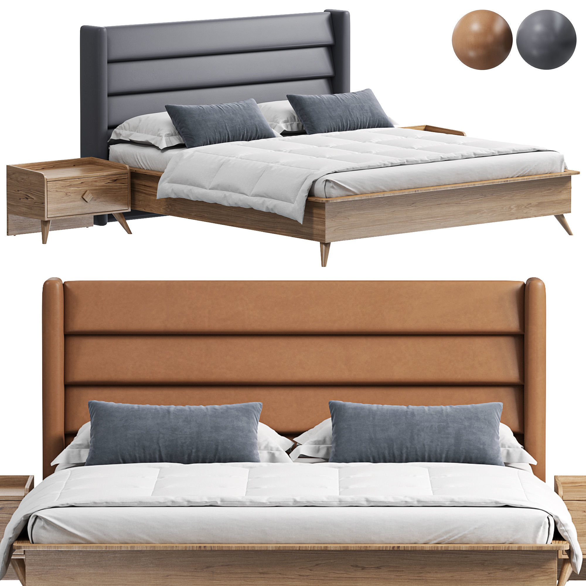 Lucas Bed By Akyuzmobilya 3D model | CGTrader