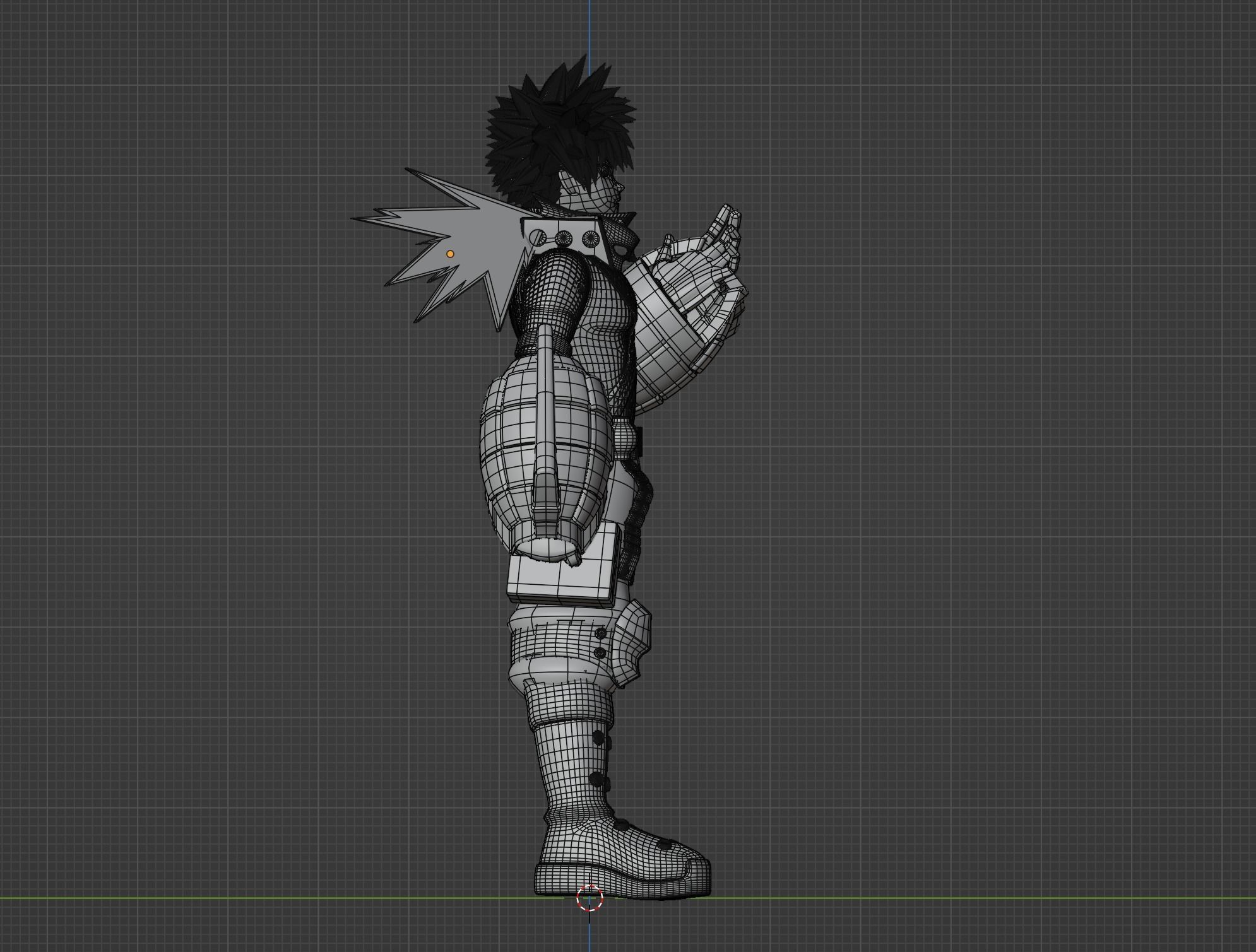 Katsuki Bakugo - My Hero Academia 3D model rigged | CGTrader