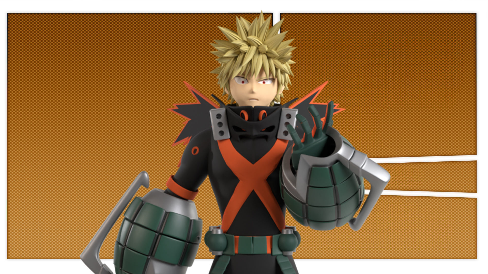 Katsuki Bakugo - My Hero Academia 3D model rigged | CGTrader