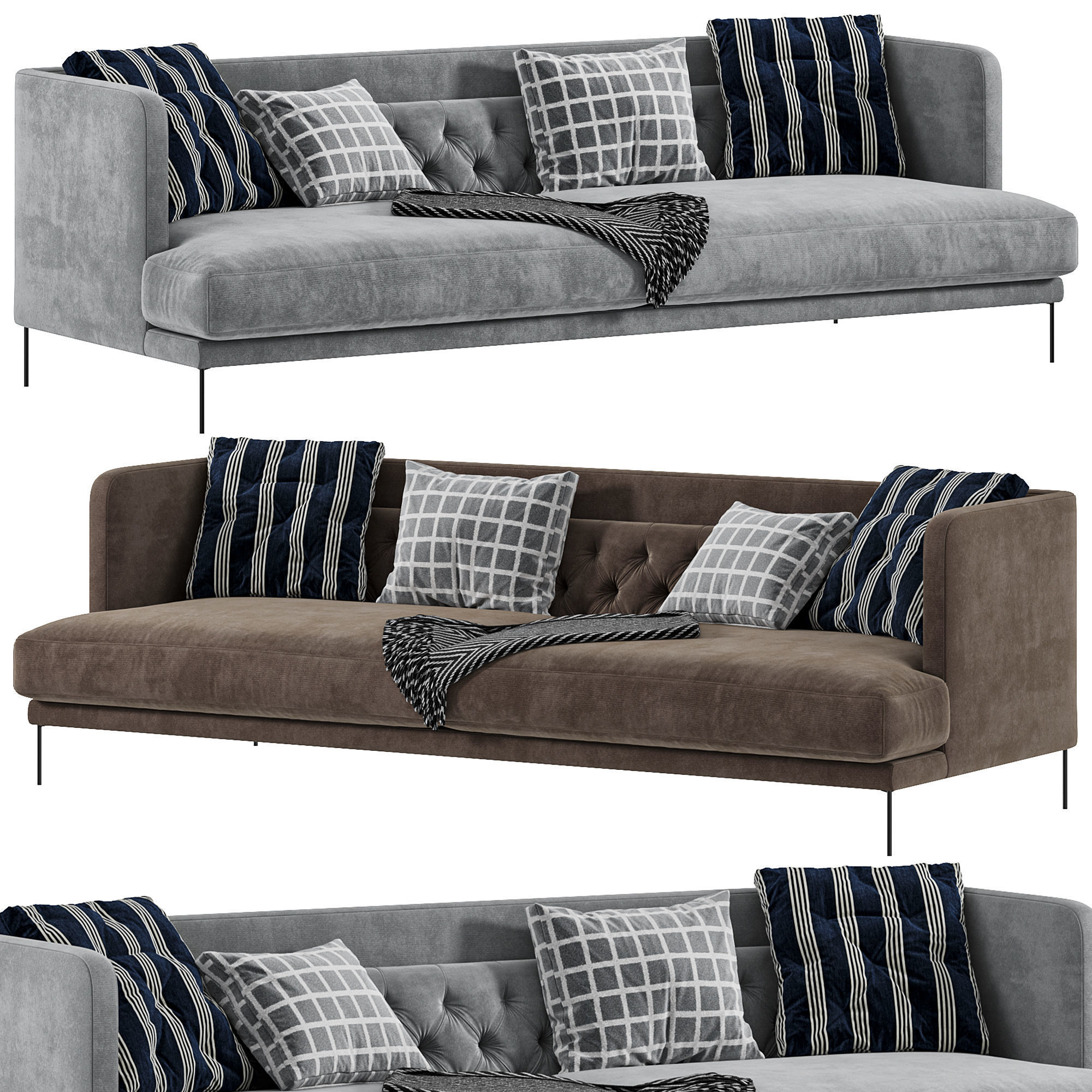 Lipp Sofa By Living Collection 3D model | CGTrader
