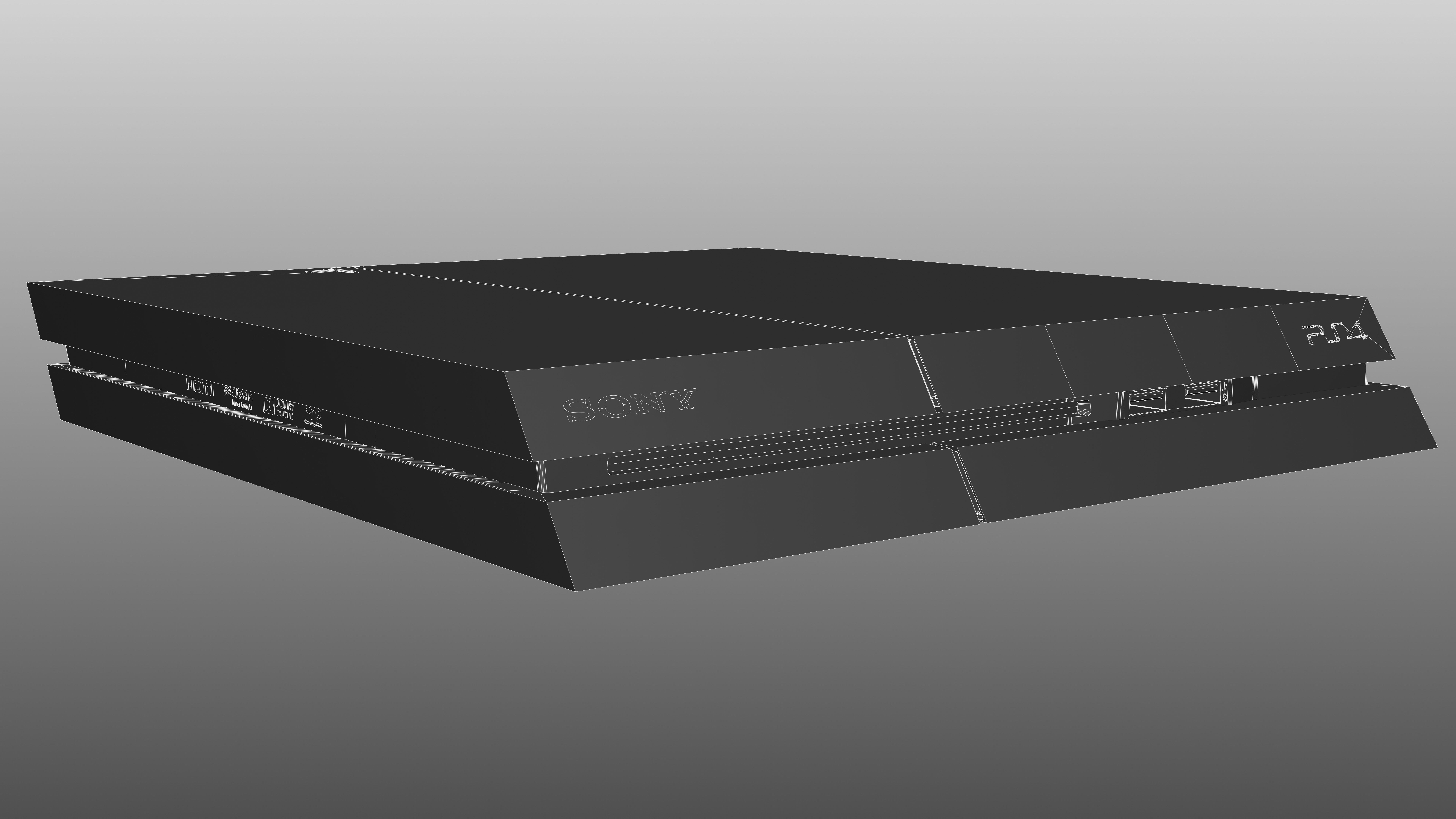 Sony PlayStation 4 - PS4 Original 3D model | CGTrader