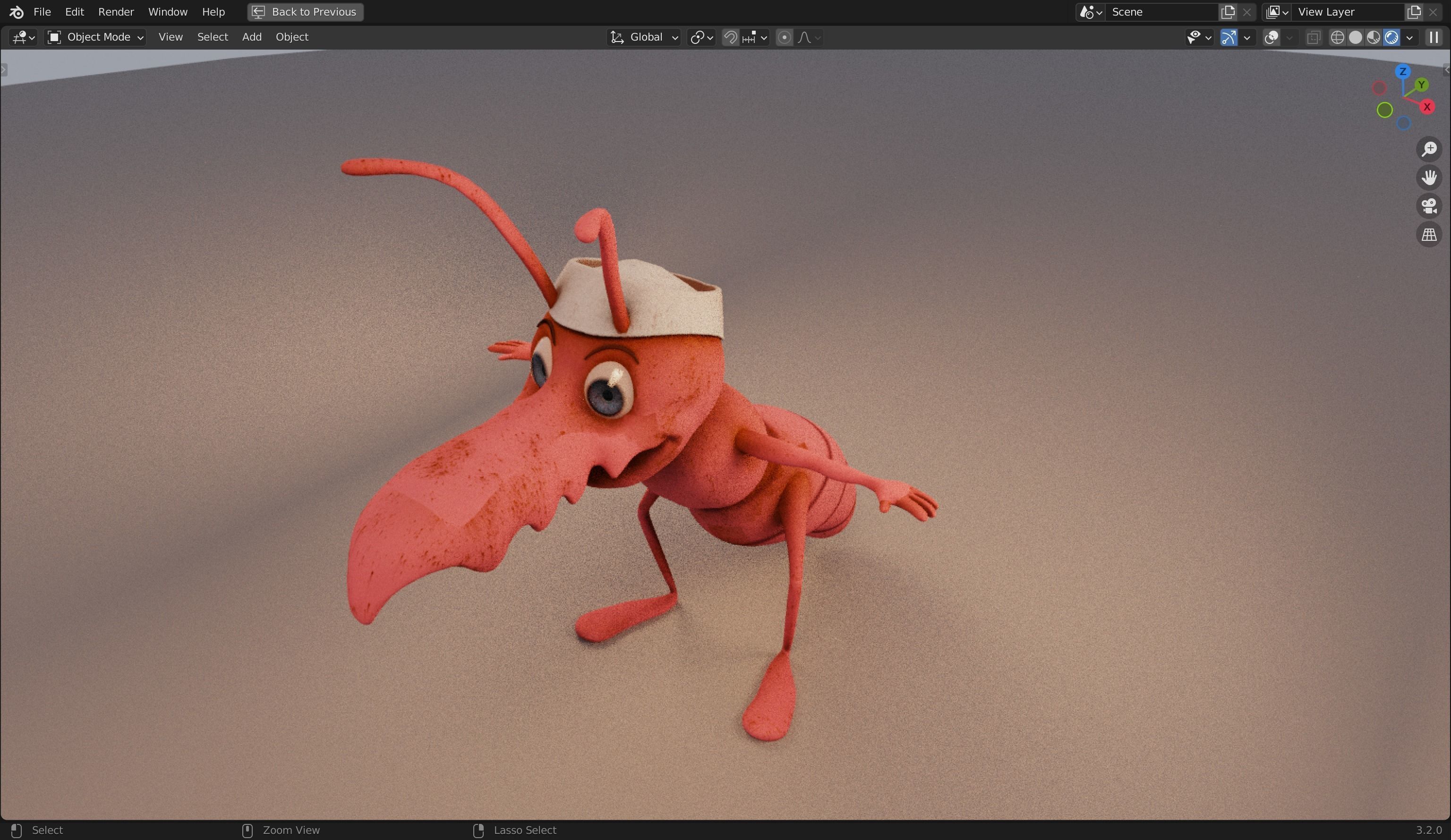 3D model Termite Character from Peter Wheat comic book 3D Model VR / AR / low-poly | CGTrader
