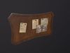 3D model Medieval Notice Board 3D Model VR / AR / low-poly | CGTrader