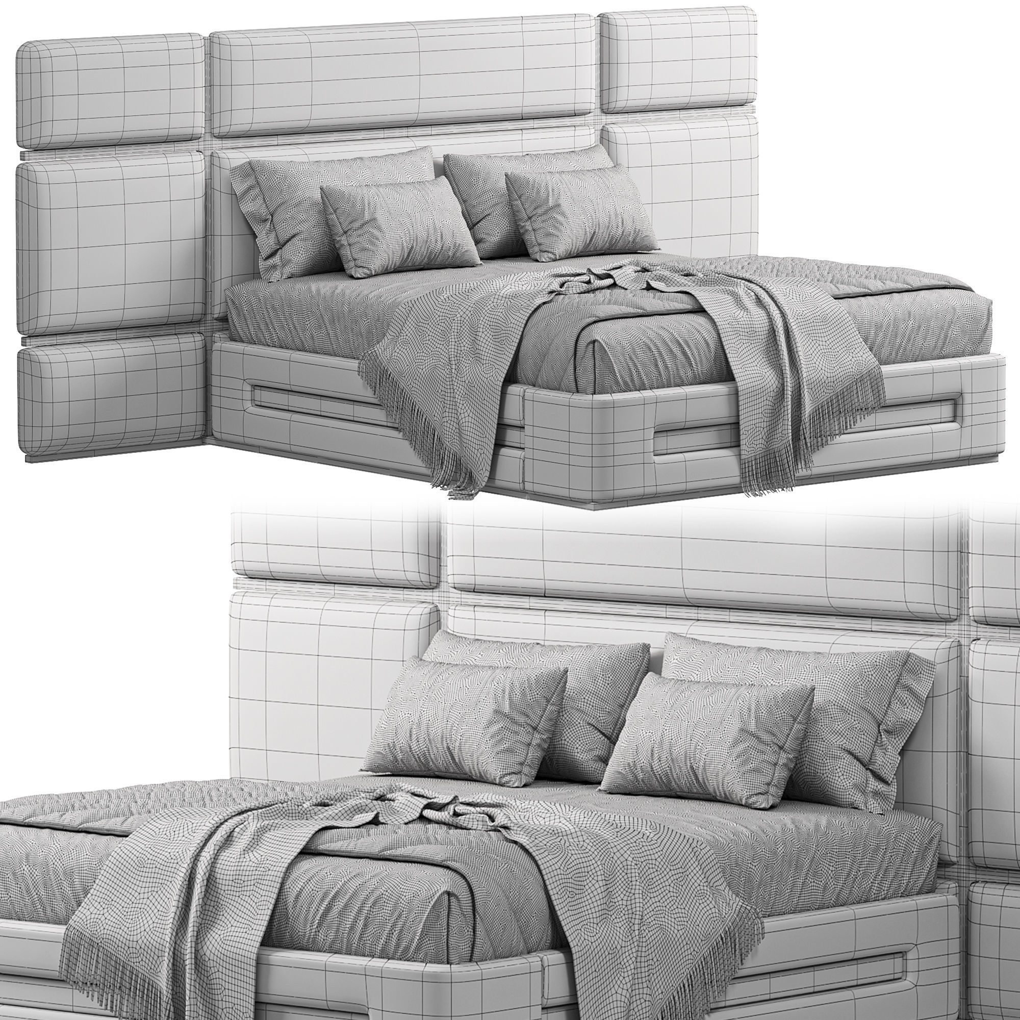 Morfeus Bed By Casaricca 3D model | CGTrader