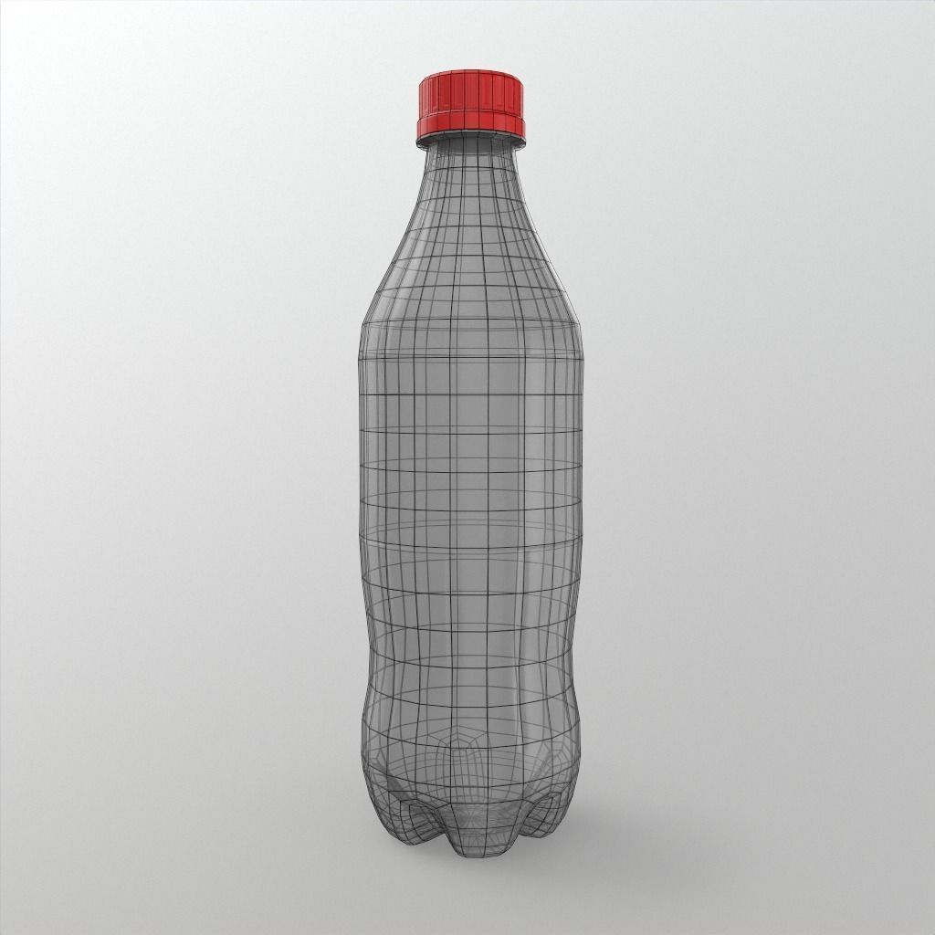 3D model Soda Bottle Empty Low Poly VR / AR / low-poly | CGTrader