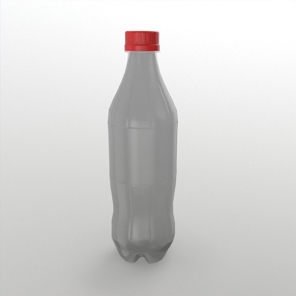3D model Soda Bottle Empty Low Poly VR / AR / low-poly | CGTrader