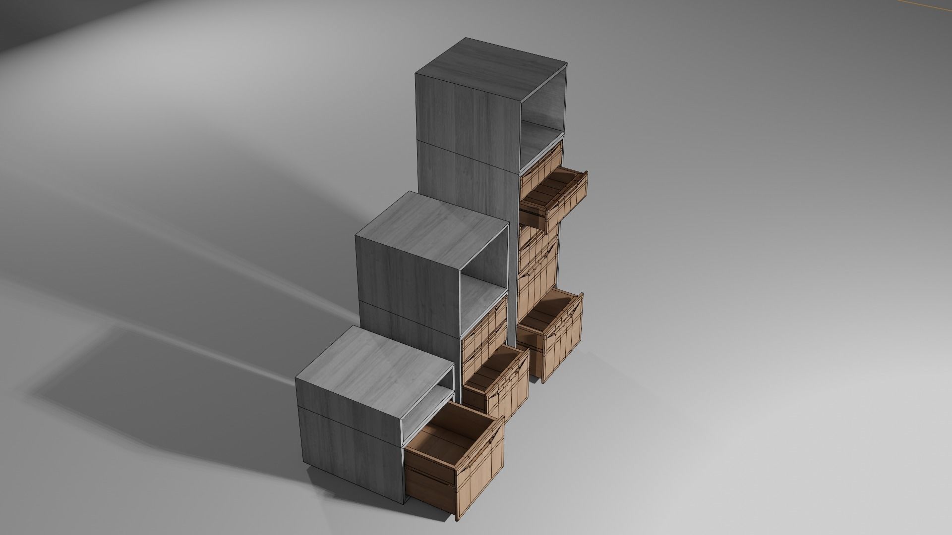 3D model Realistic Drawer room design VR / AR / low-poly | CGTrader