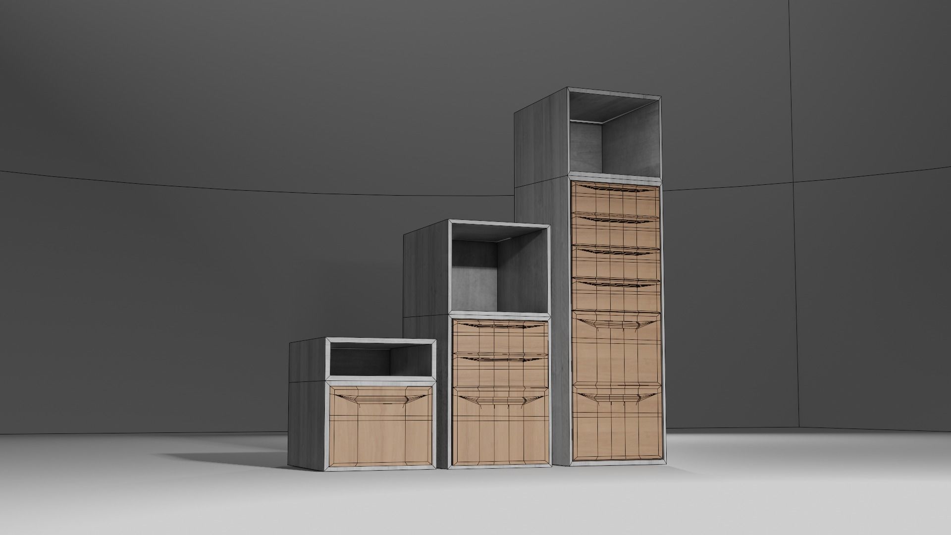 3D model Realistic Drawer room design VR / AR / low-poly | CGTrader