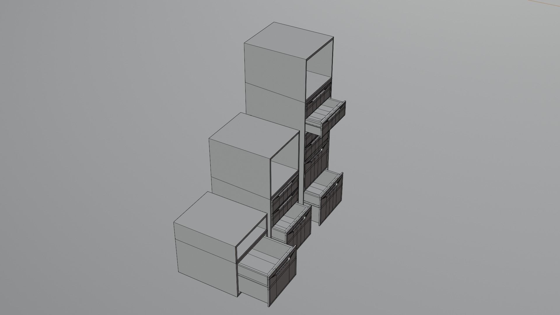 3D model Realistic Drawer room design VR / AR / low-poly | CGTrader