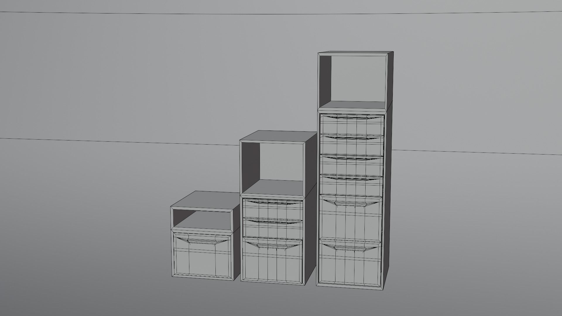 3D model Realistic Drawer room design VR / AR / low-poly | CGTrader