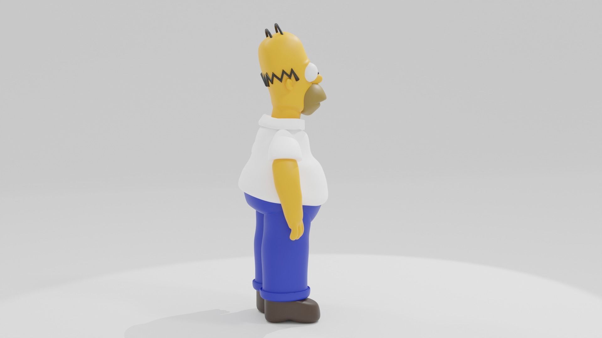Homer Simpson The Simpsons character 3D model | CGTrader