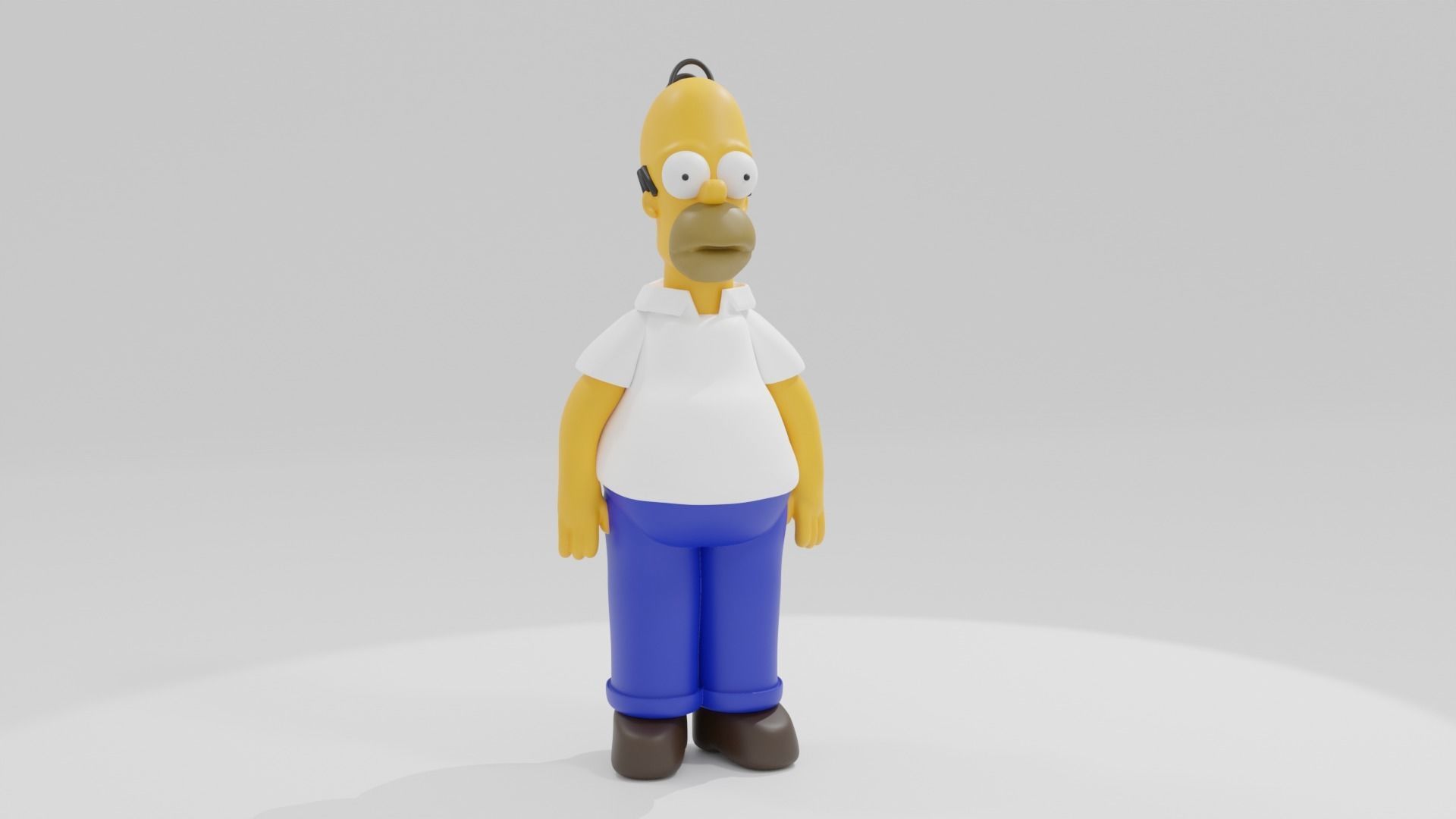 Homer Simpson The Simpsons character 3D model | CGTrader