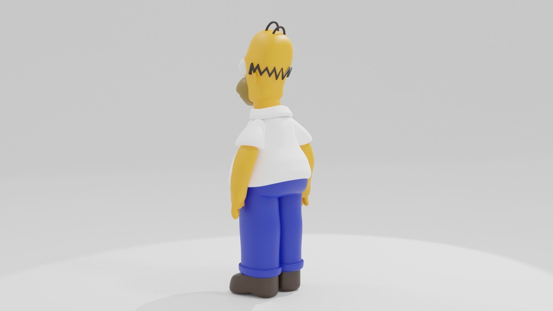 Homer Simpson The Simpsons character 3D model | CGTrader