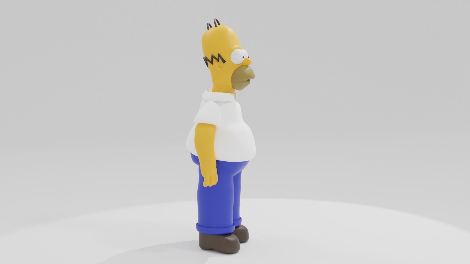 Homer Simpson The Simpsons character 3D model | CGTrader