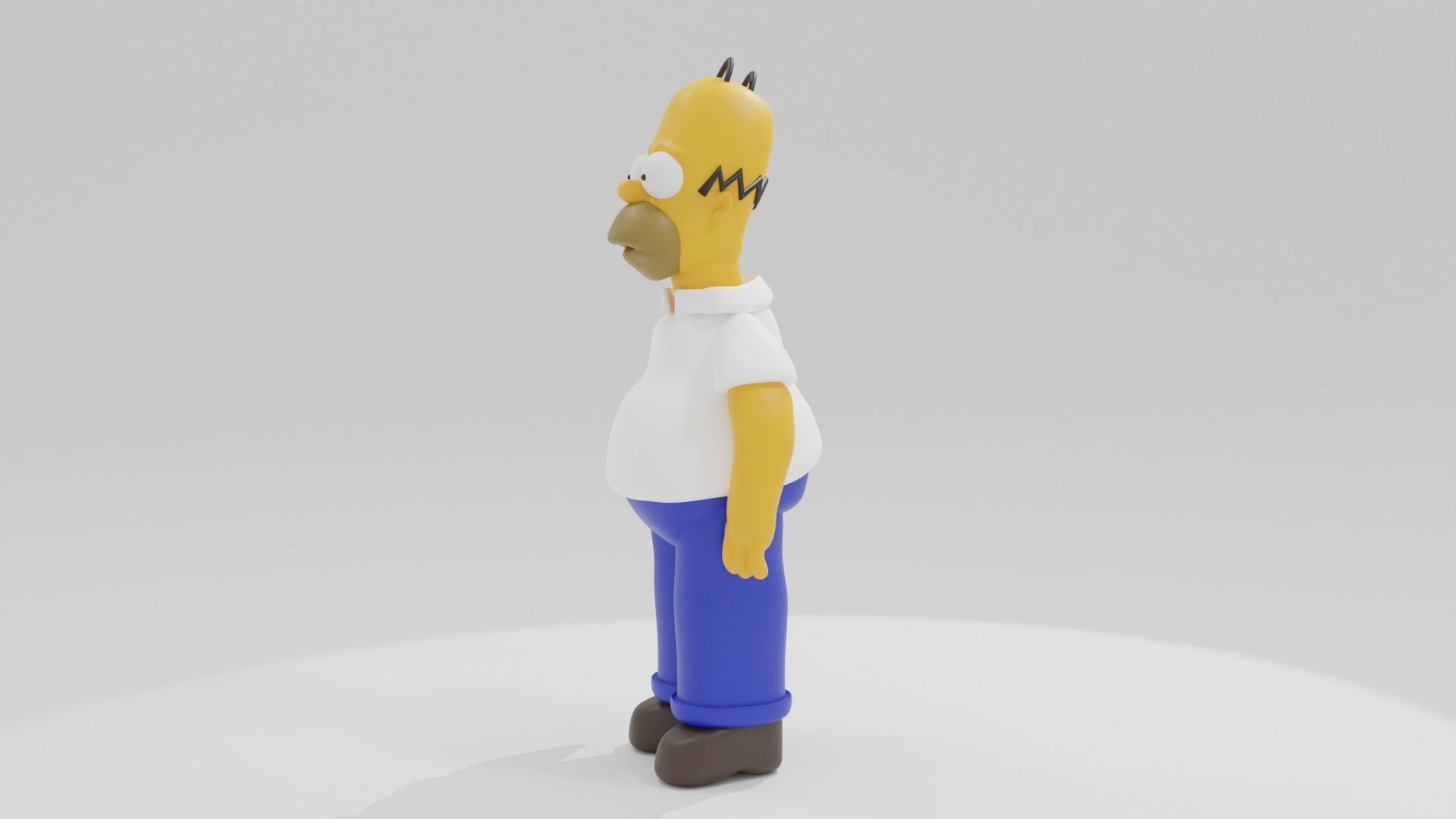 Homer Simpson The Simpsons character 3D model | CGTrader