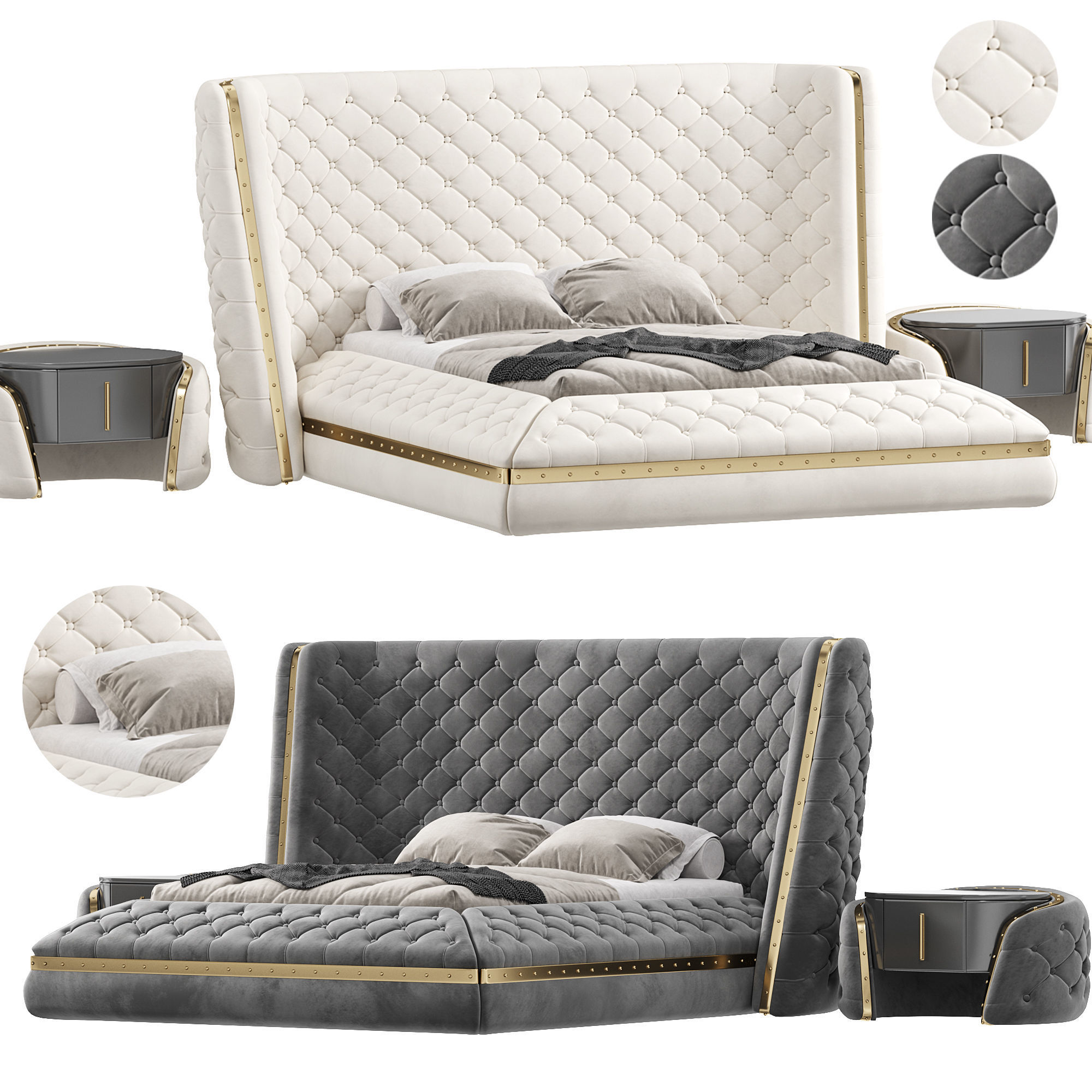 Viktorya Luxury Bedroom By Evgor Furniture 3D model | CGTrader