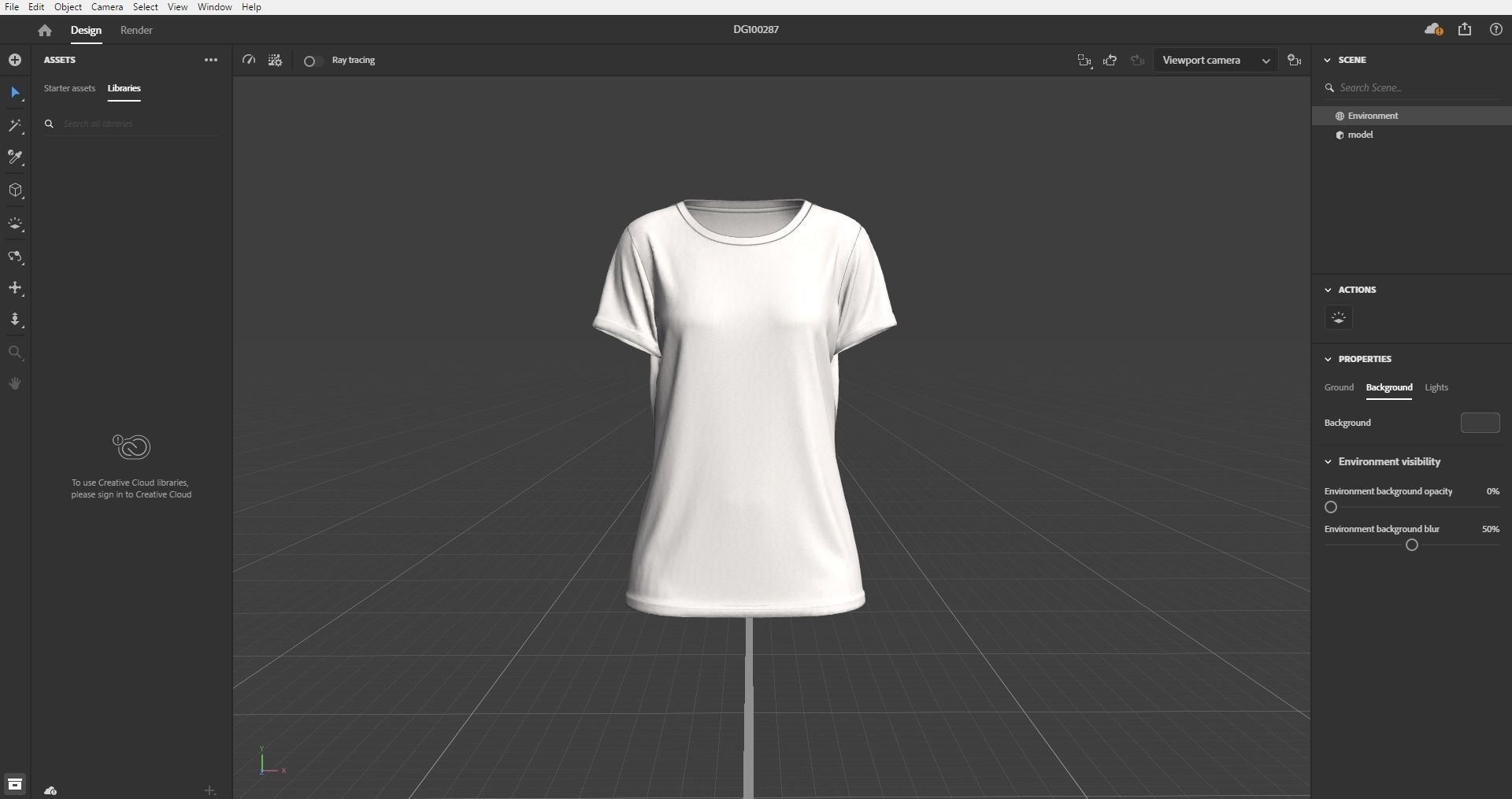 Women Classic T-Shirts 3D model | CGTrader