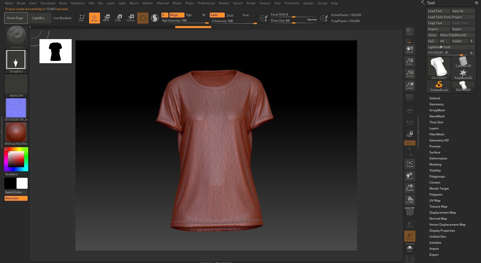 Women Classic T-Shirts 3D model | CGTrader