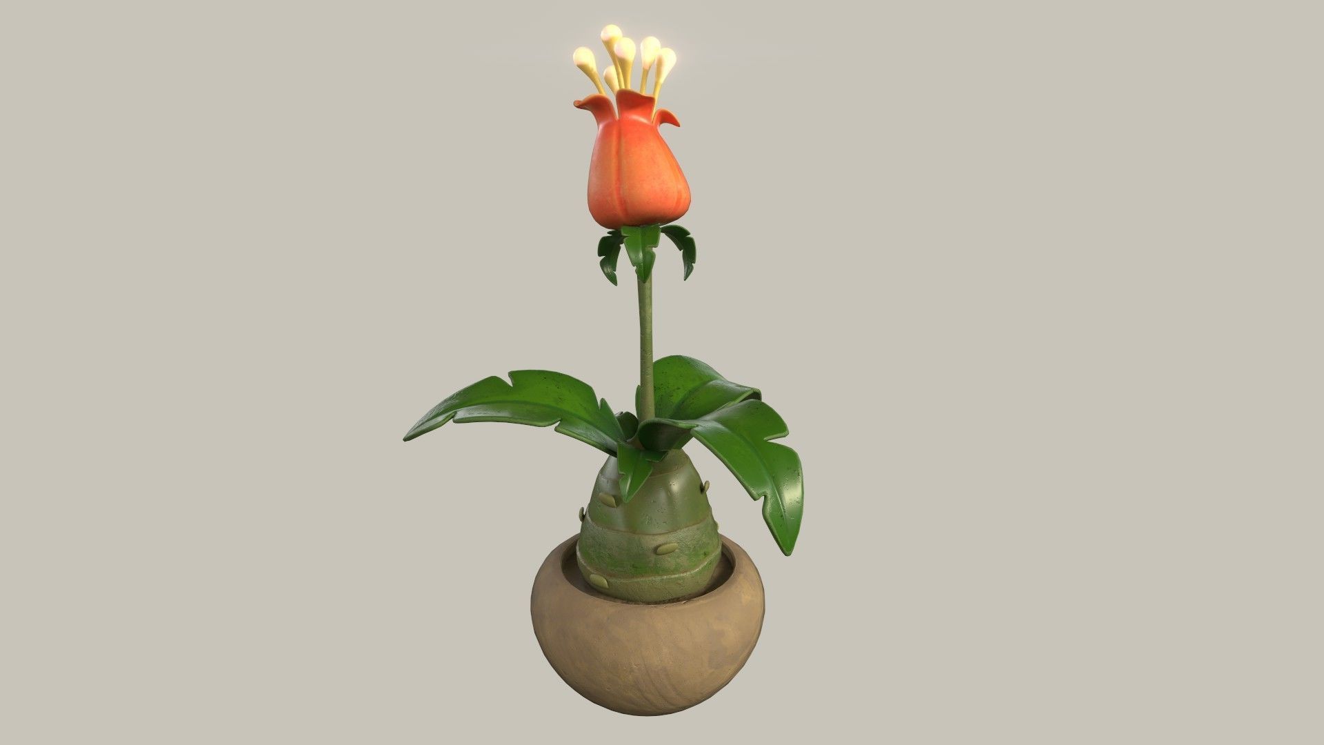 3D model Stylized Fantasy Plant VR / AR / low-poly | CGTrader