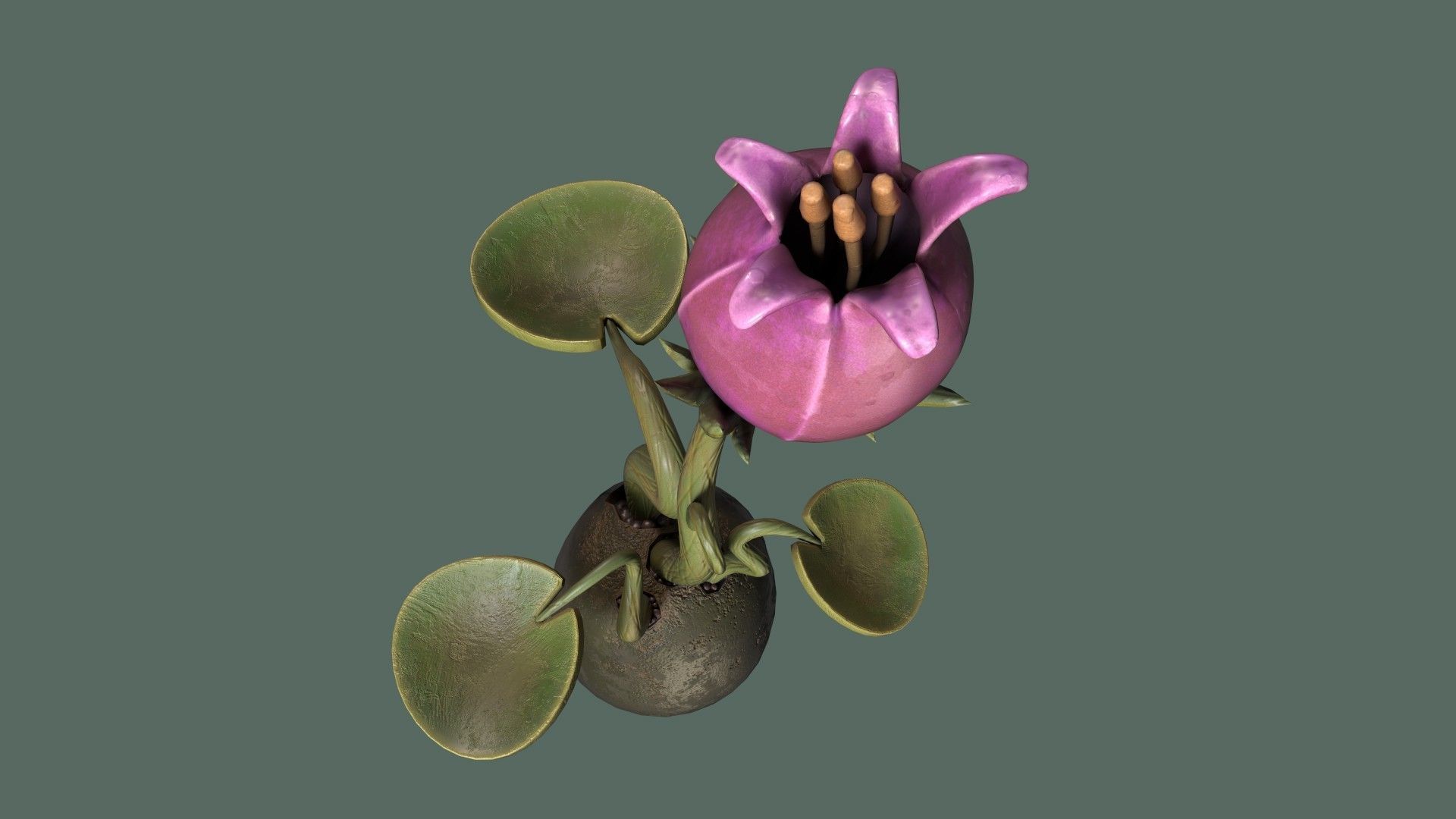 3D model Stylized Fantasy Plant VR / AR / low-poly | CGTrader