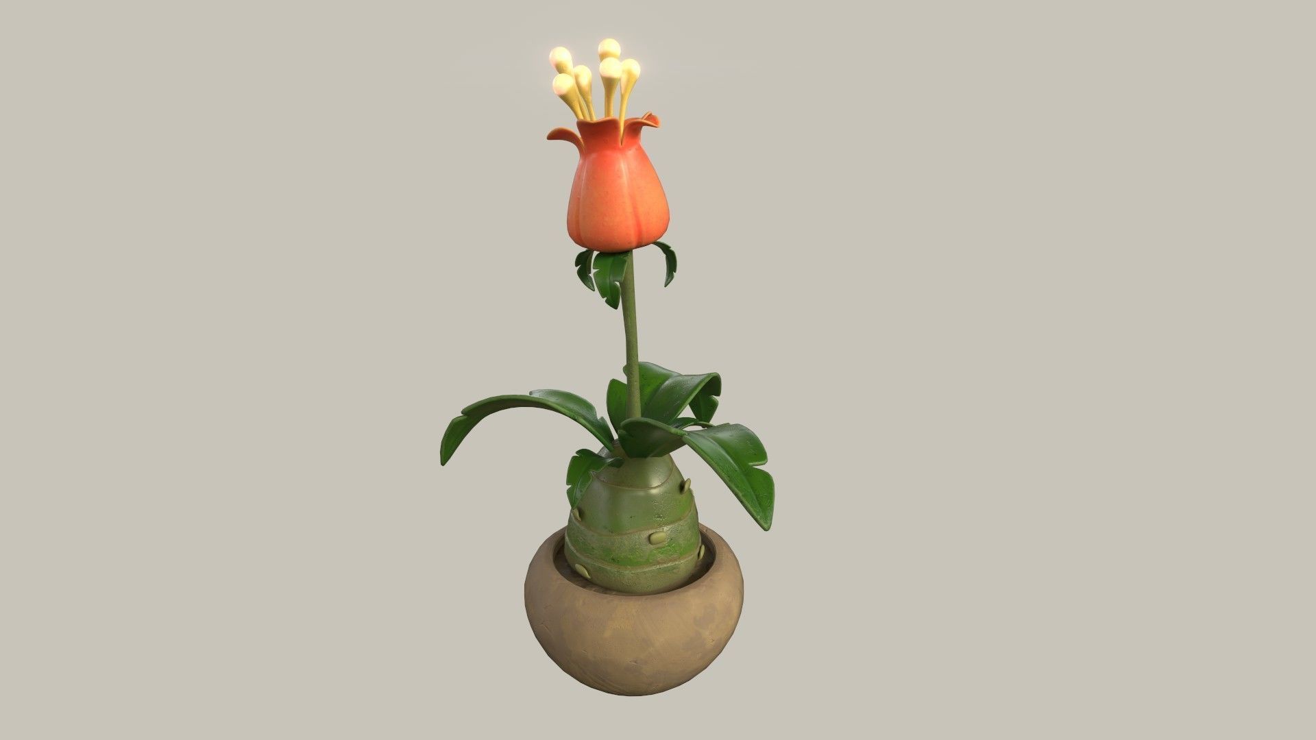 3D model Stylized Fantasy Plant VR / AR / low-poly | CGTrader