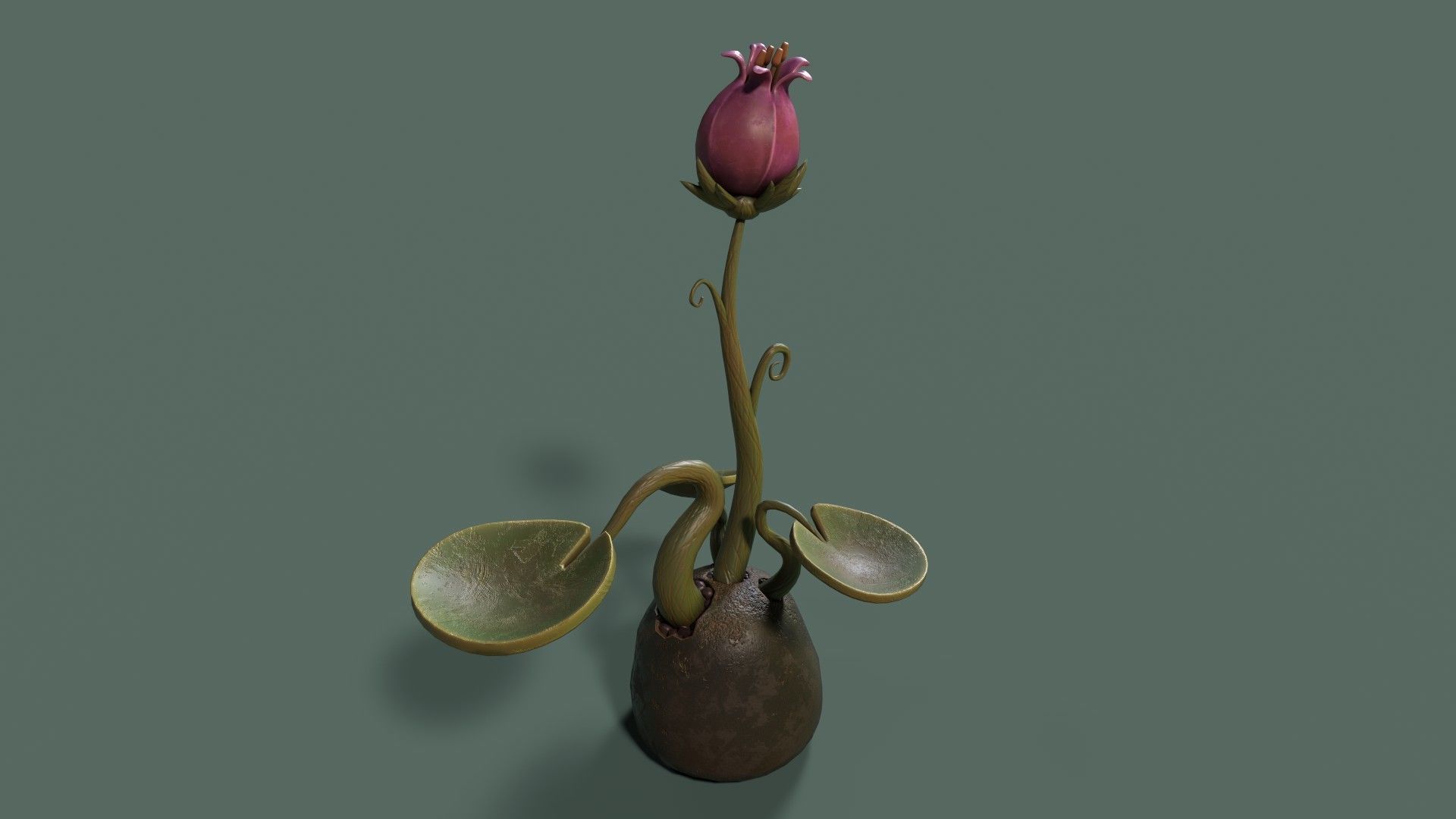 3D model Stylized Fantasy Plant VR / AR / low-poly | CGTrader