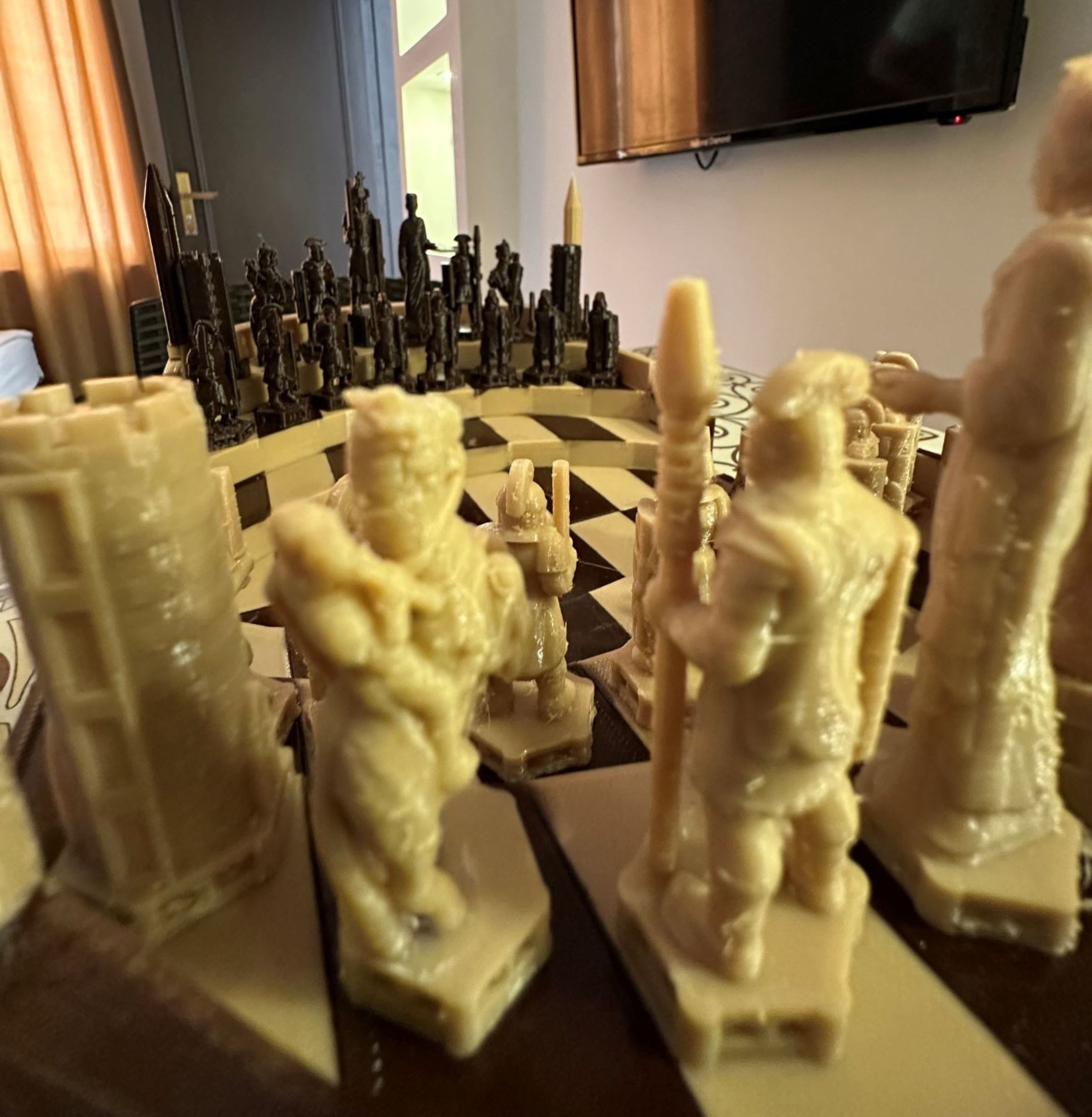 Roman Chess Set 3D model 3D printable | CGTrader