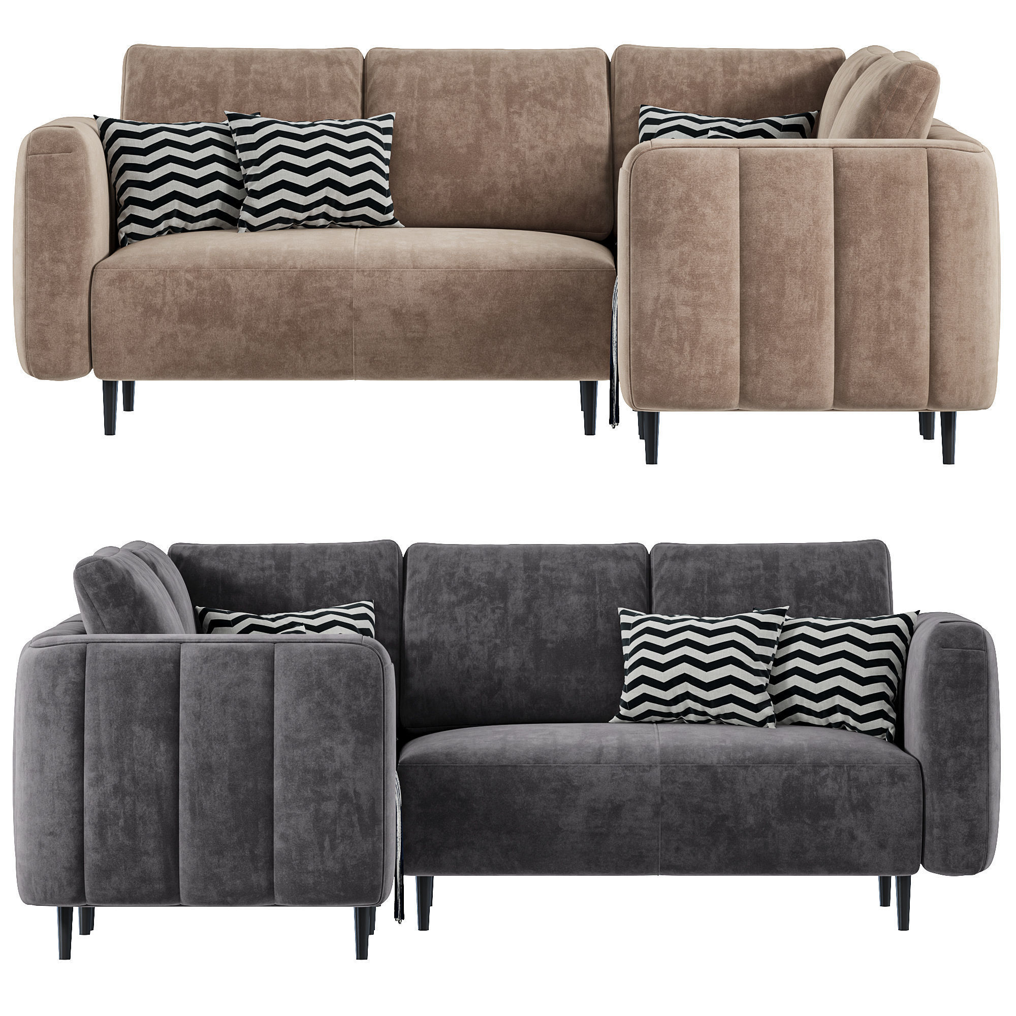 Giovanna Sofa By Sofology Collection 3D model | CGTrader