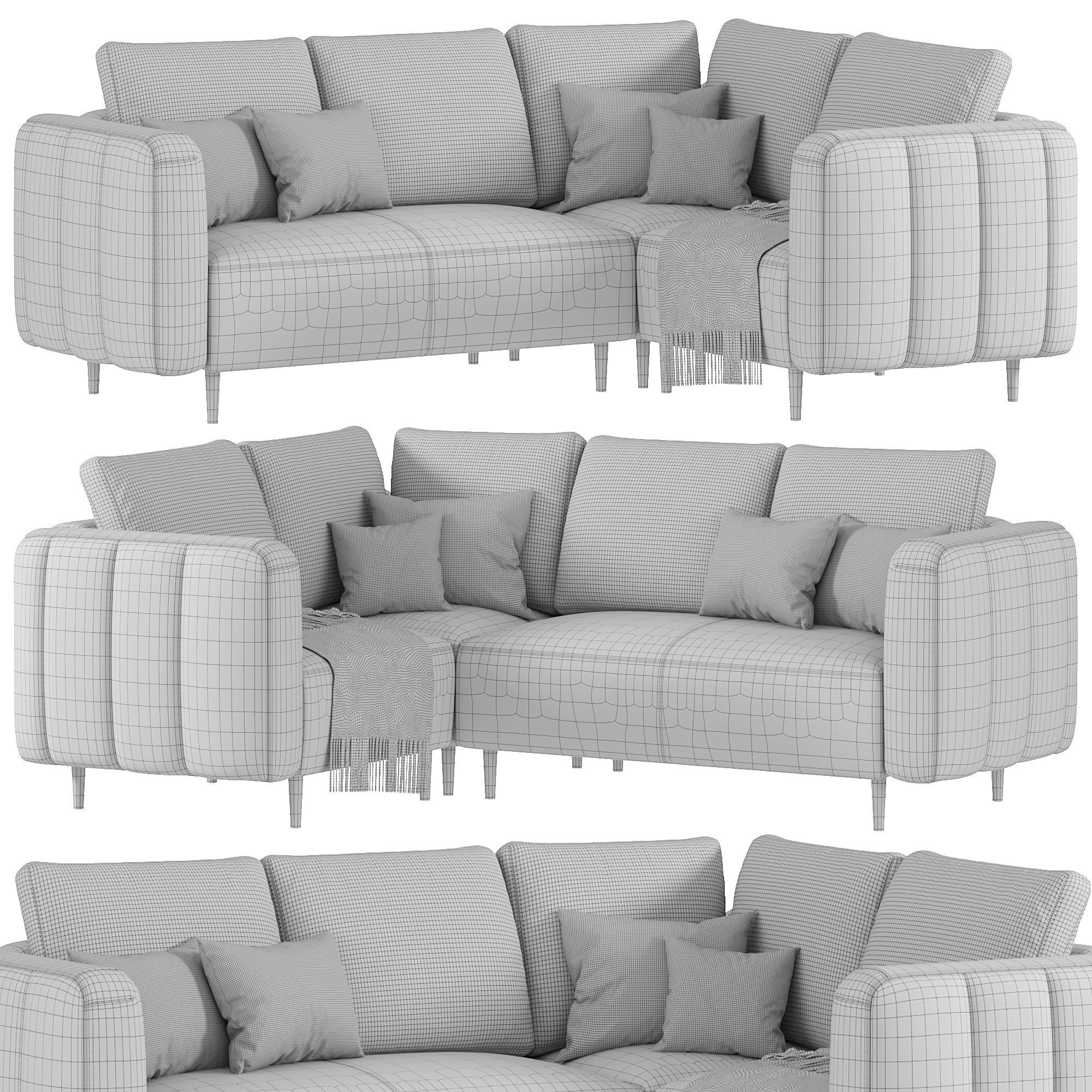 Giovanna Sofa By Sofology Collection 3D model | CGTrader