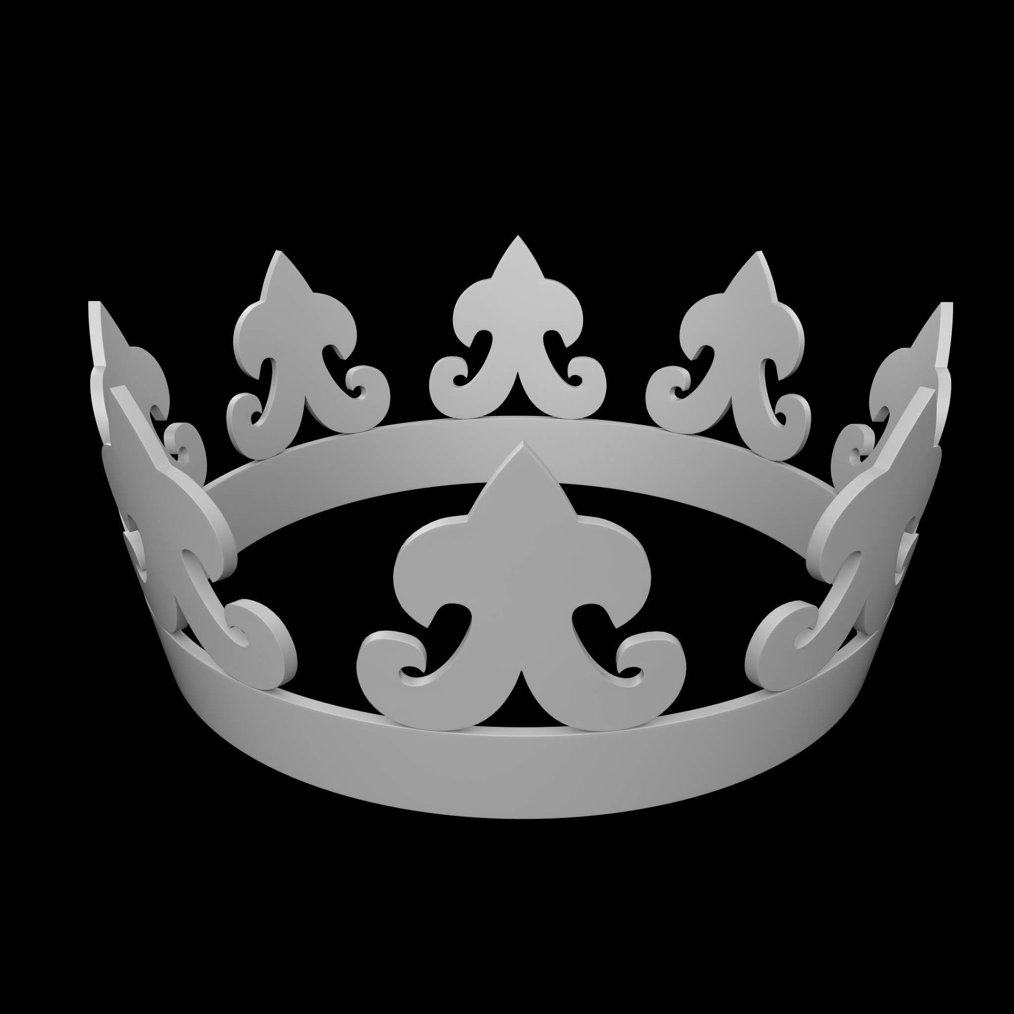 3D model 25 Crown IMM Brush Vol 2 VR / AR / low-poly | CGTrader