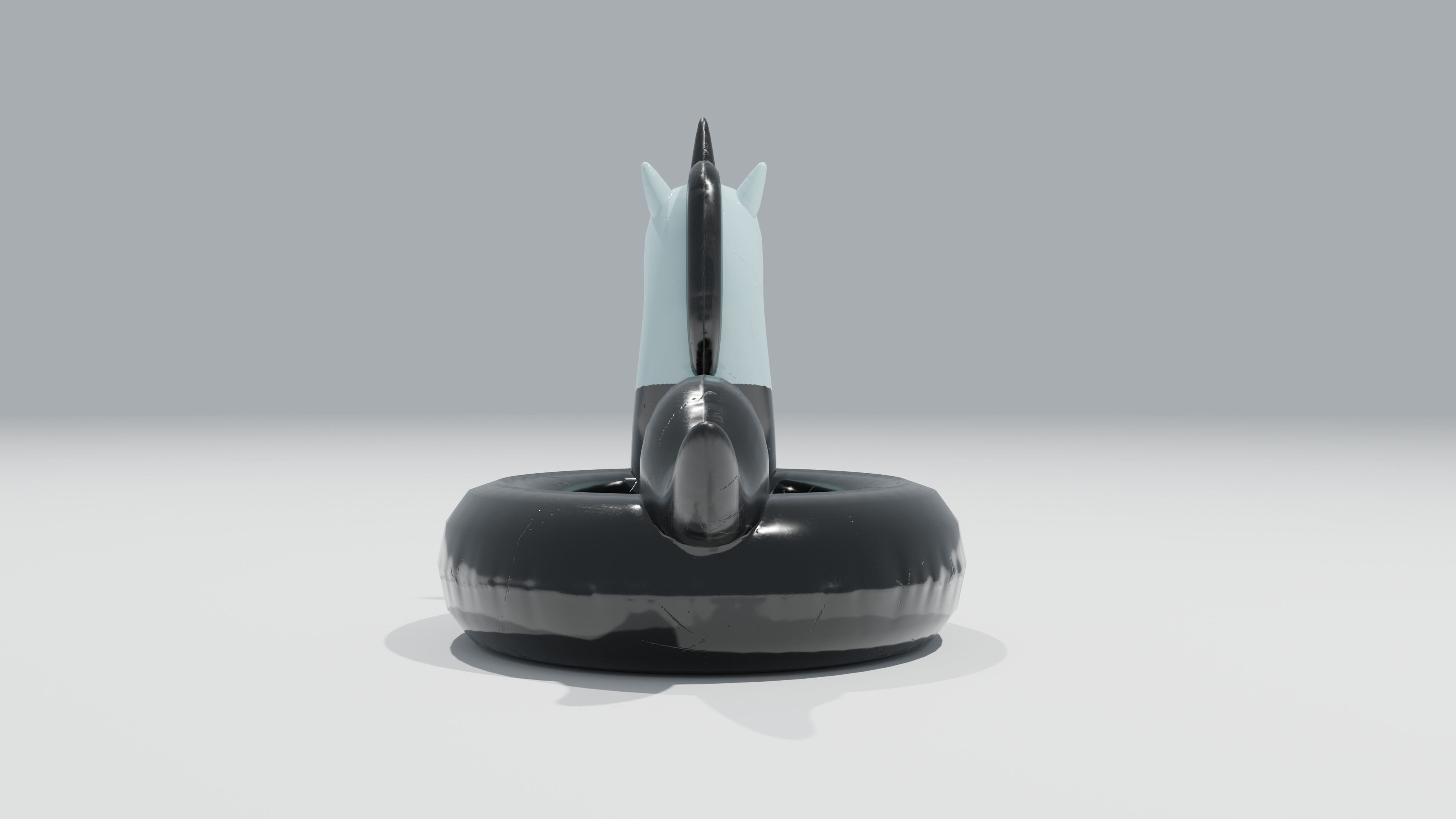 FREE PBR Metal Unicorn Inflatable Pool Float free VR / AR / low-poly 3D ...