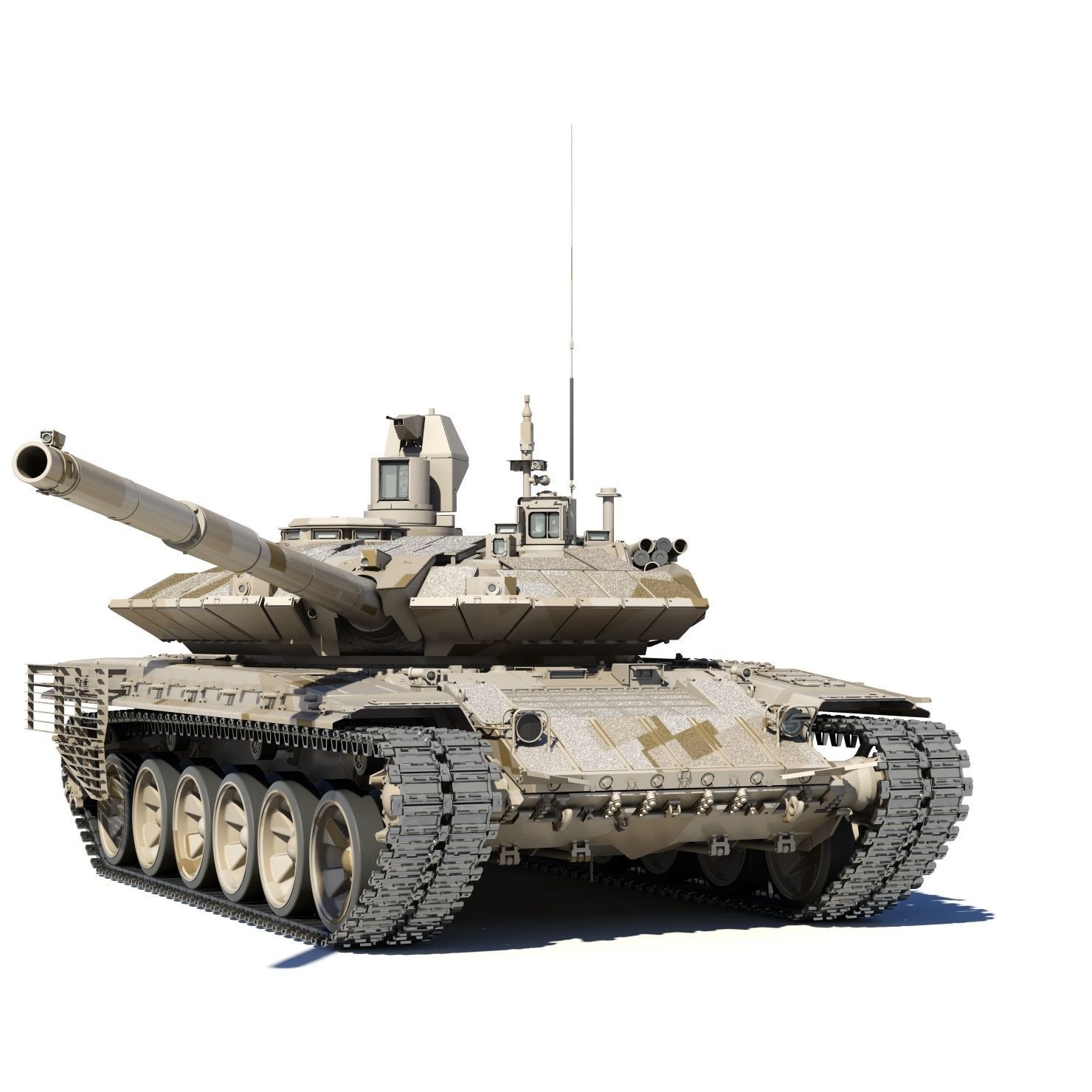 T-90MC 3D model animated | CGTrader