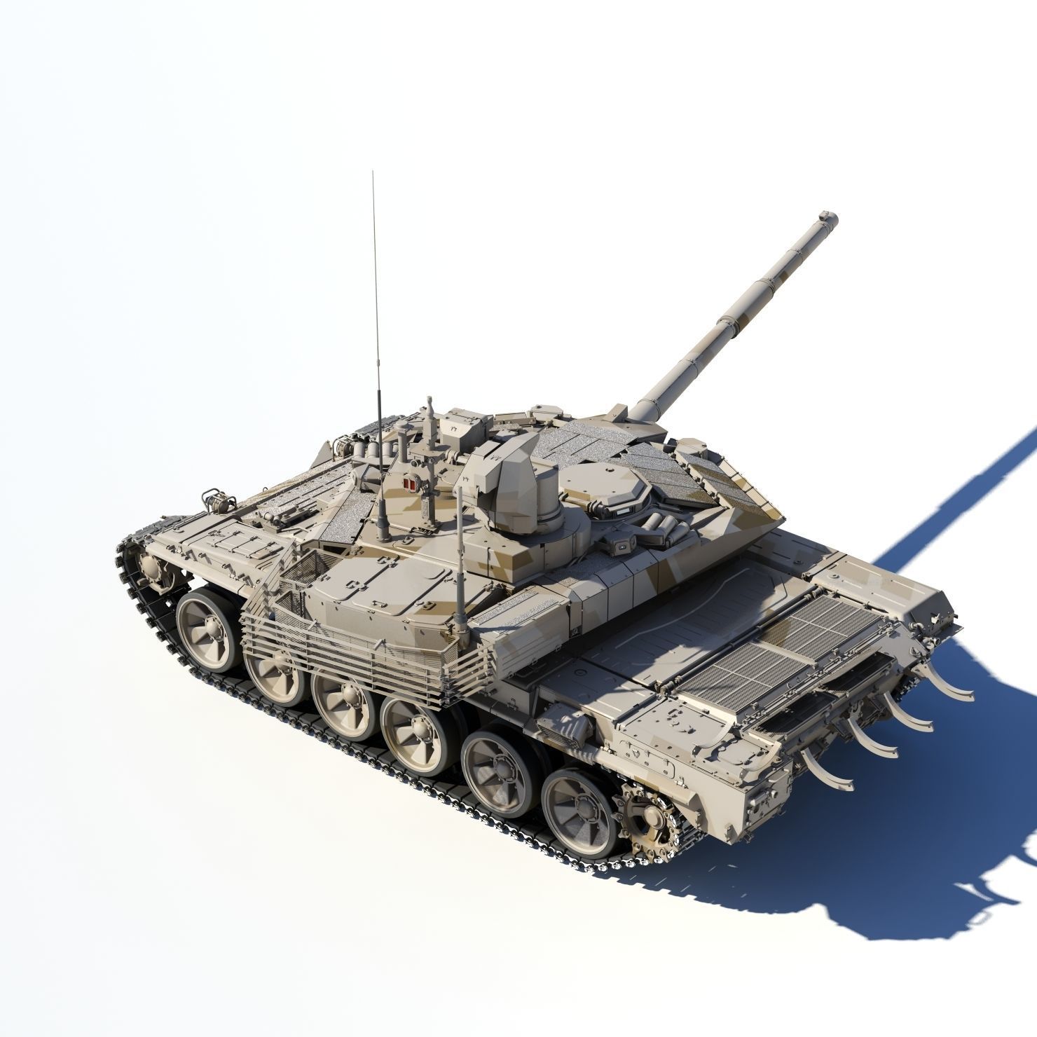 T-90MC 3D model animated | CGTrader